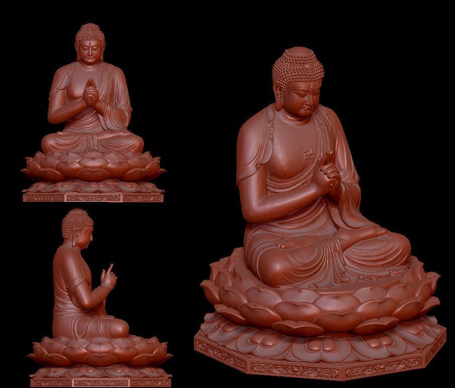 Buddhist buddha files 3D model 3D printable | CGTrader