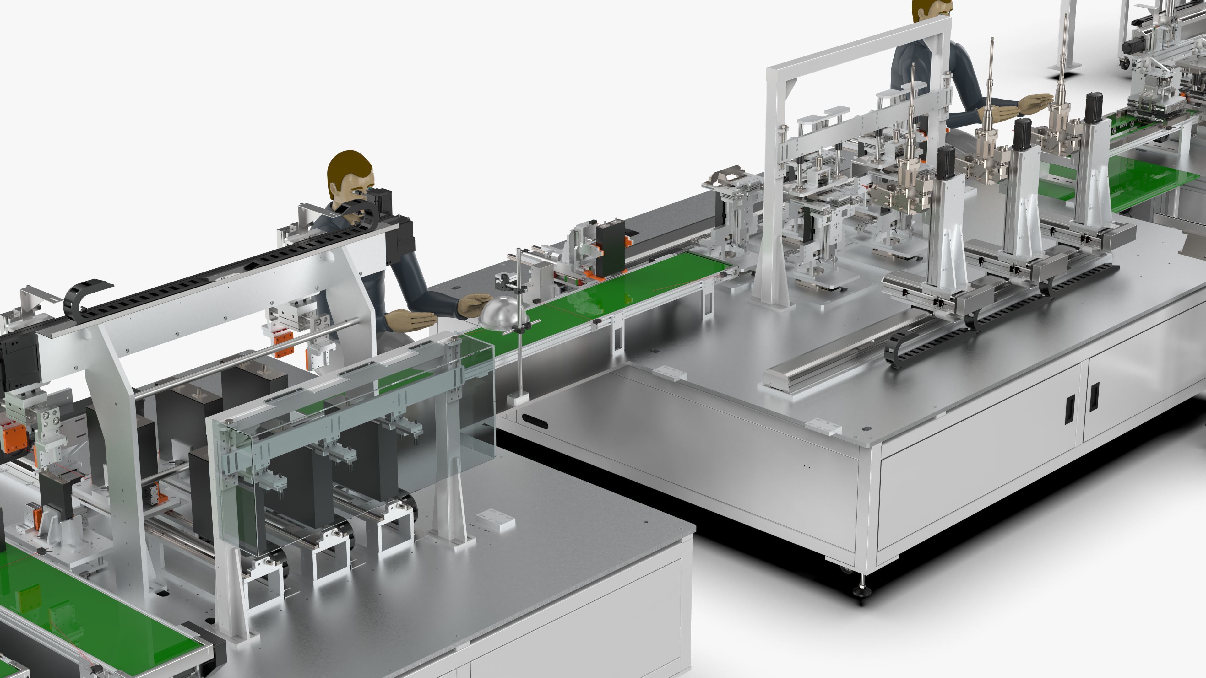 Automatic Soft Pack Battery Production Line 3D model | CGTrader