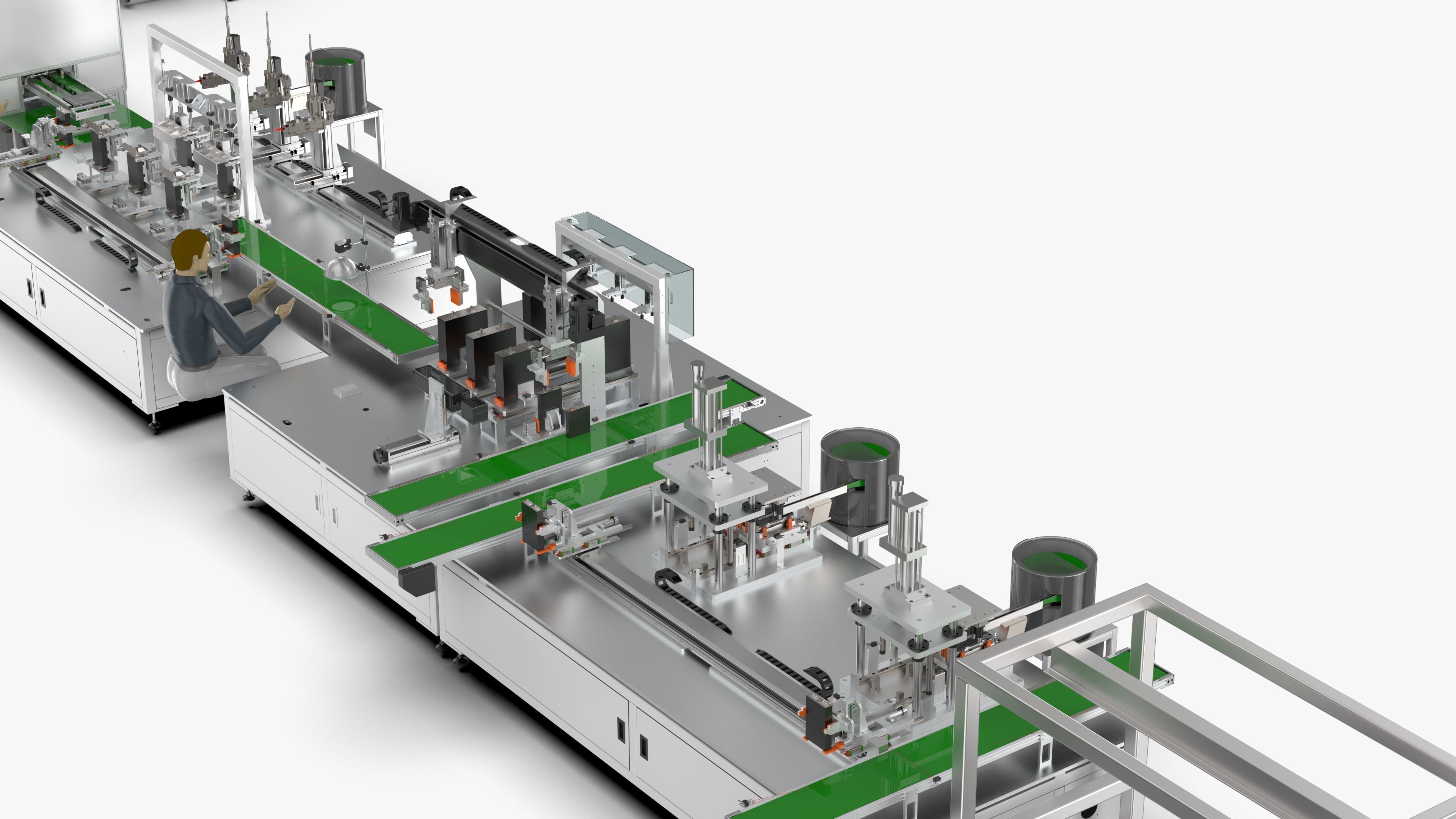 Automatic Soft Pack Battery Production Line 3D model | CGTrader