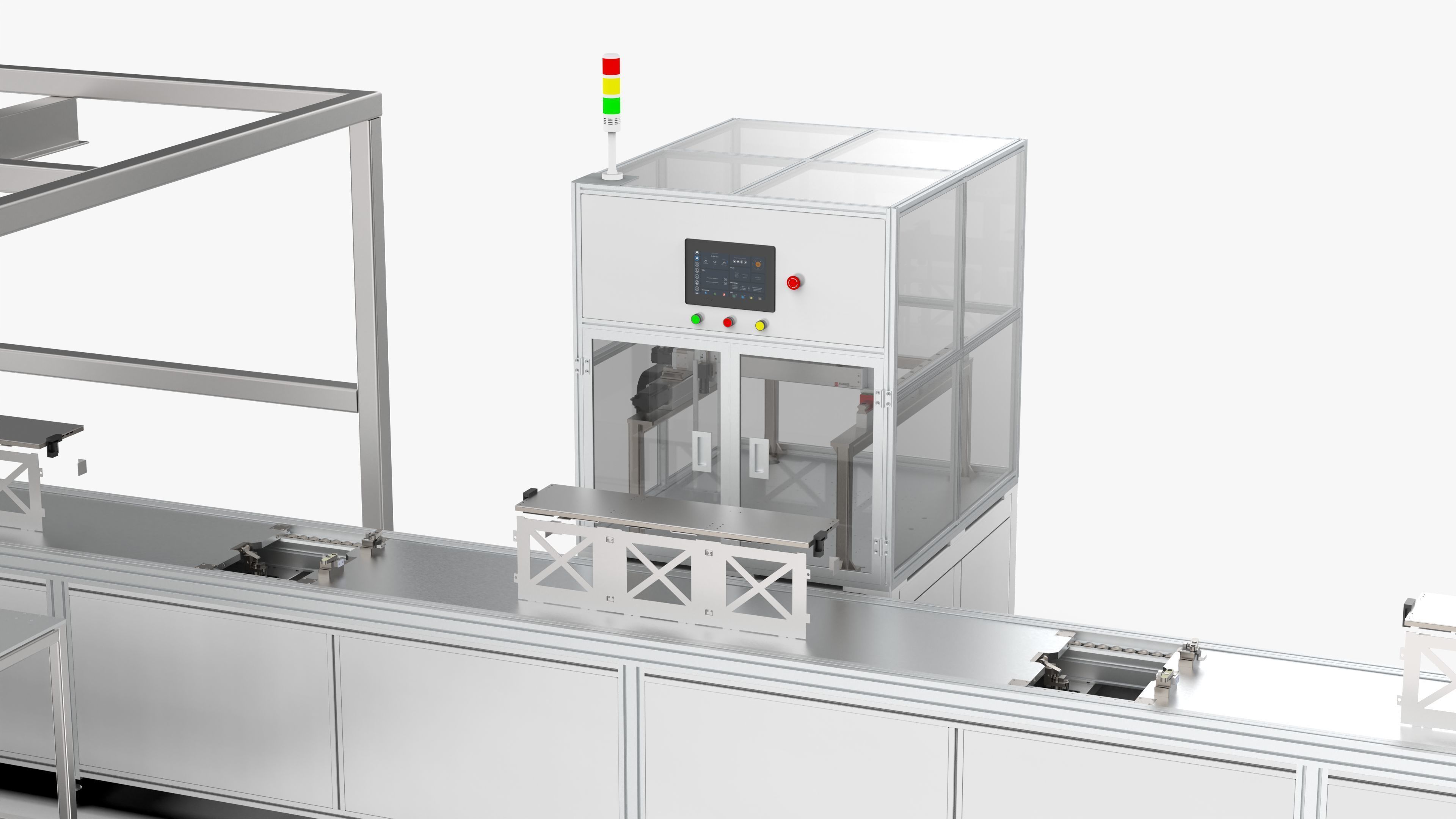 Automatic Soft Pack Battery Production Line 3D model | CGTrader