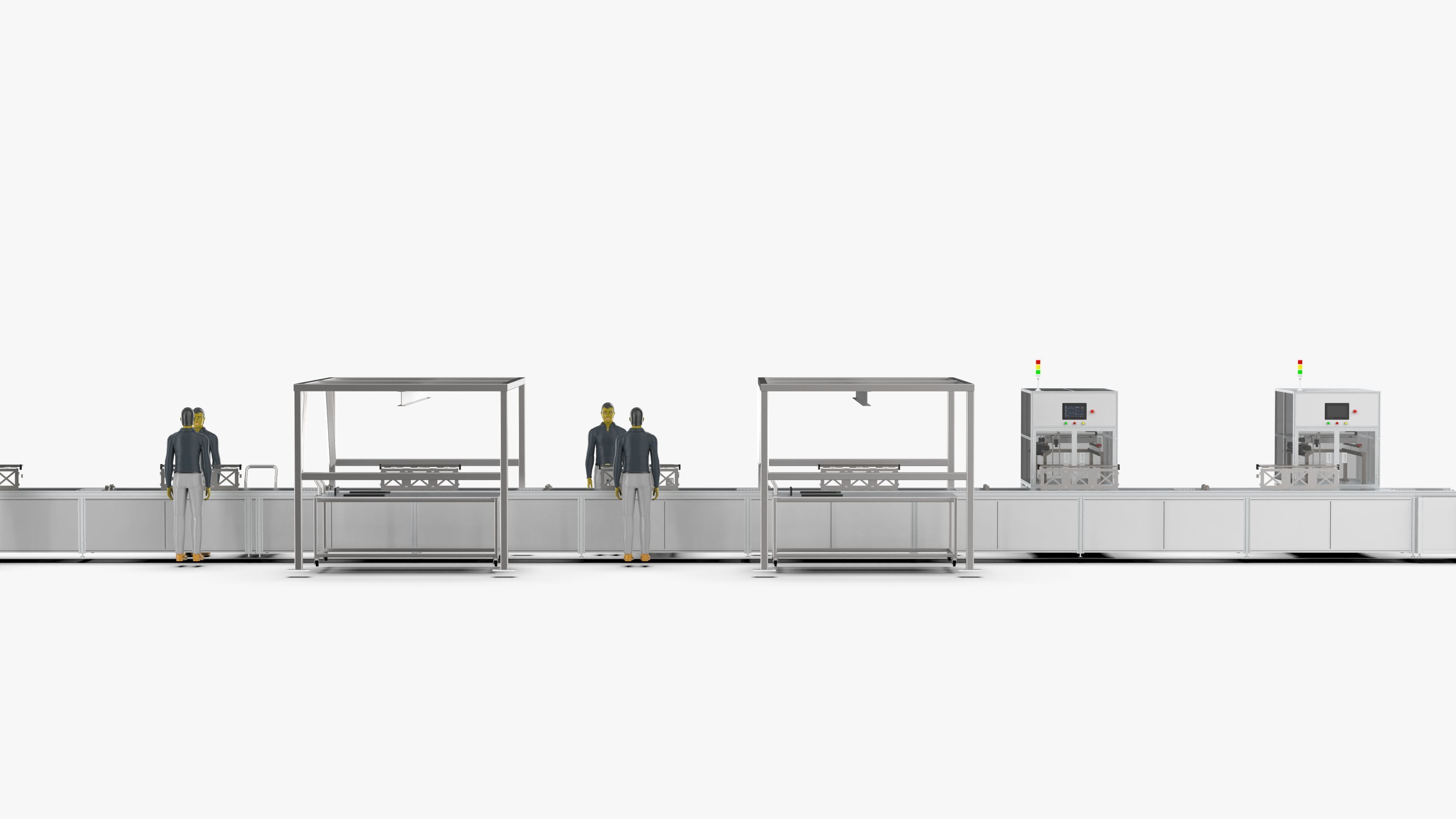Automatic Soft Pack Battery Production Line 3D model | CGTrader