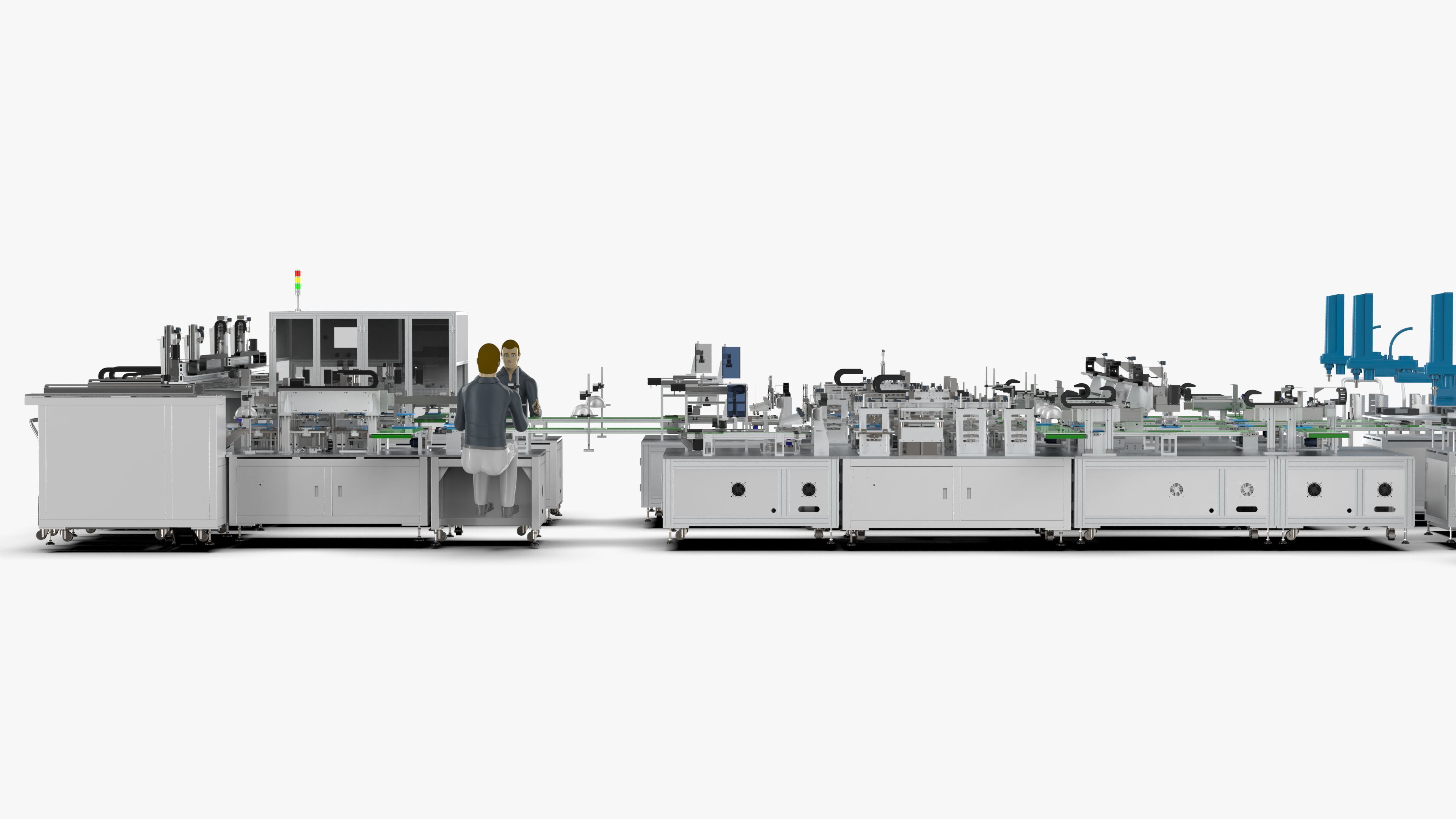 Automatic Soft Pack Battery Production Line 3D model | CGTrader