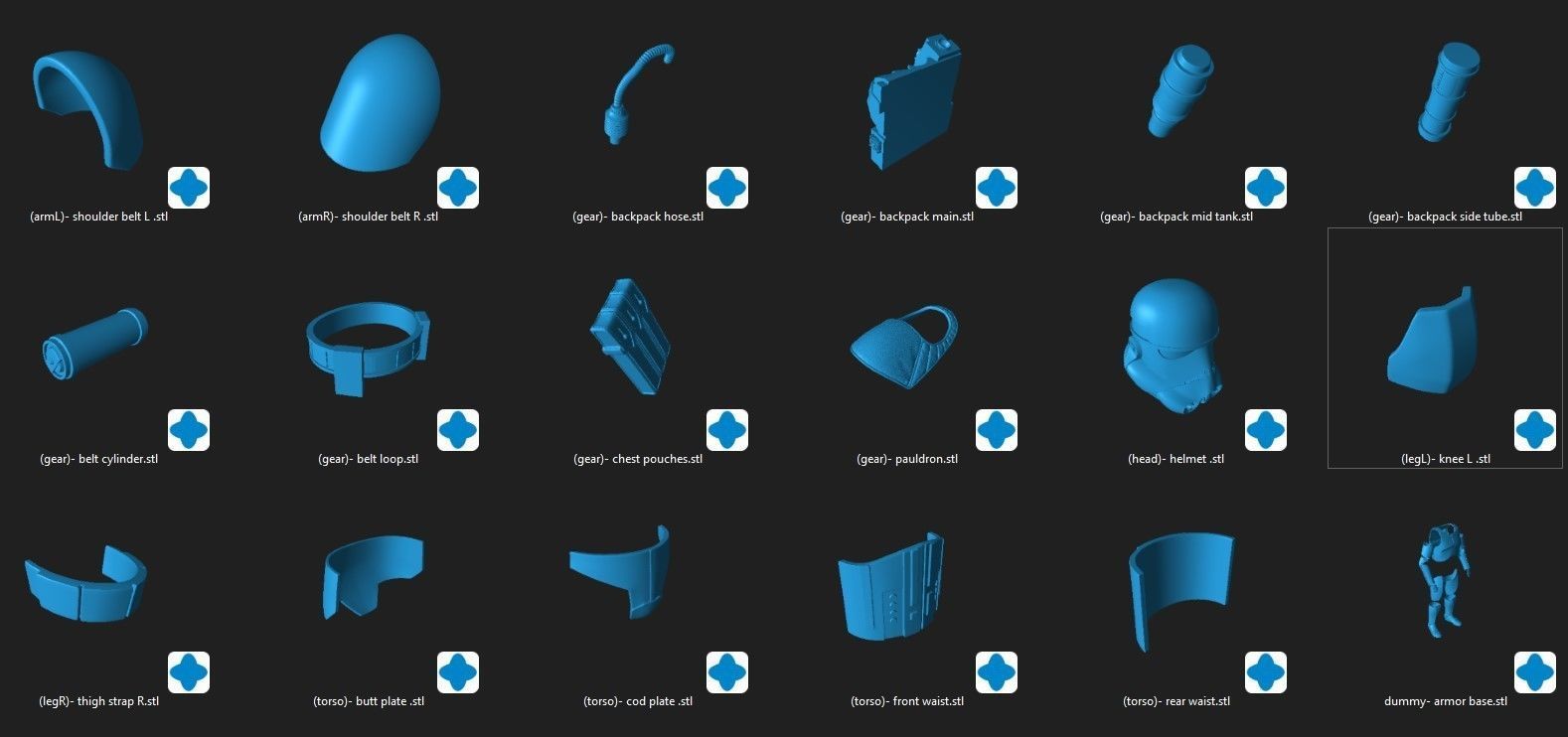 Phase 3 Clone Trooper - TFU One12 Scale Custom Kit 3D files 3D model 3D ...