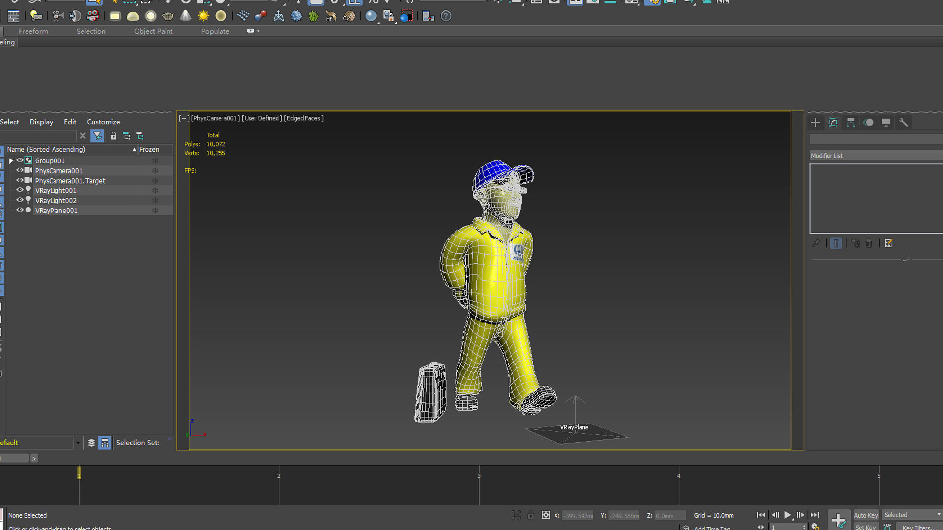 character real man realistic construction worker miner workman 3D model ...