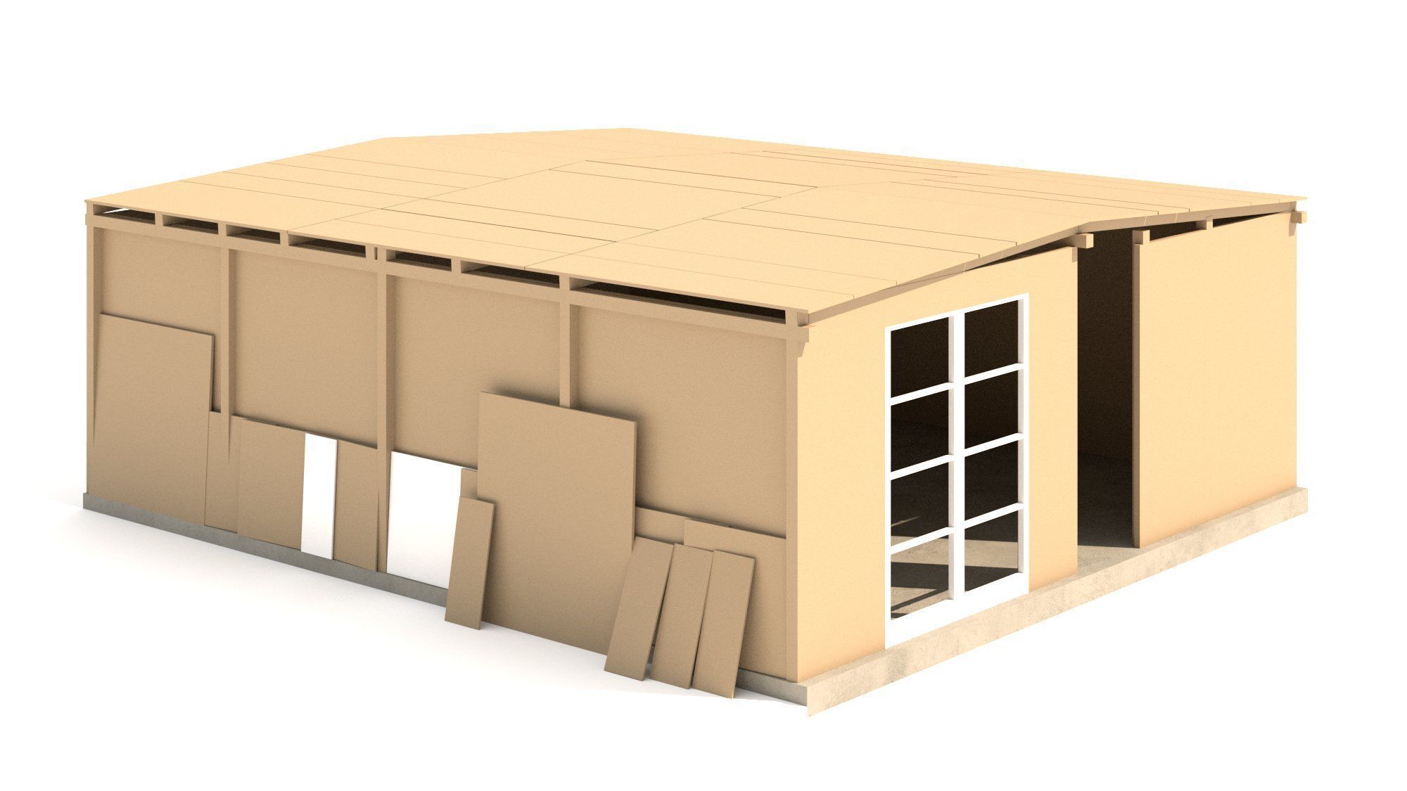 Slum House 3D model | CGTrader