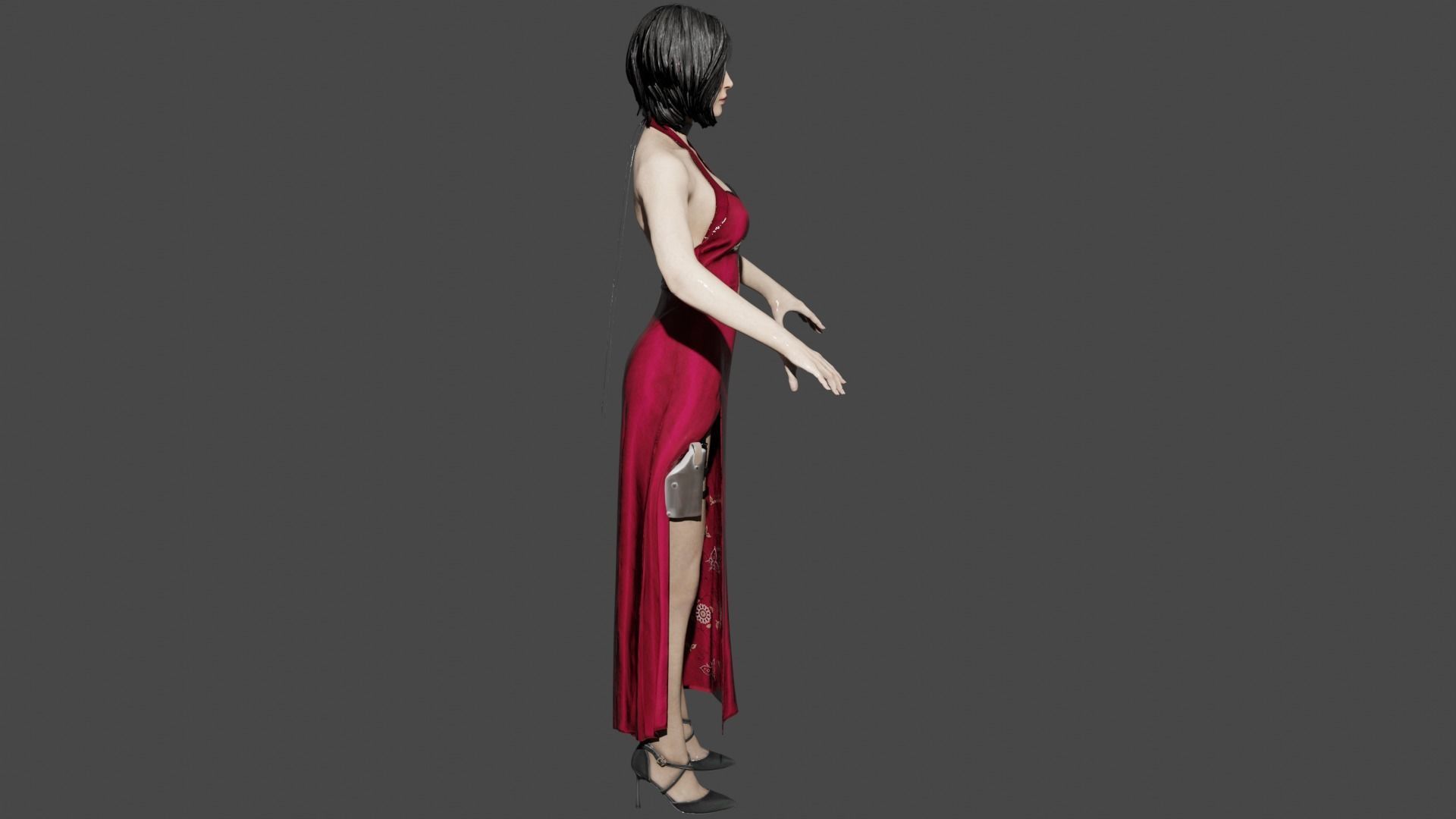 Ada Wong 3D model rigged | CGTrader