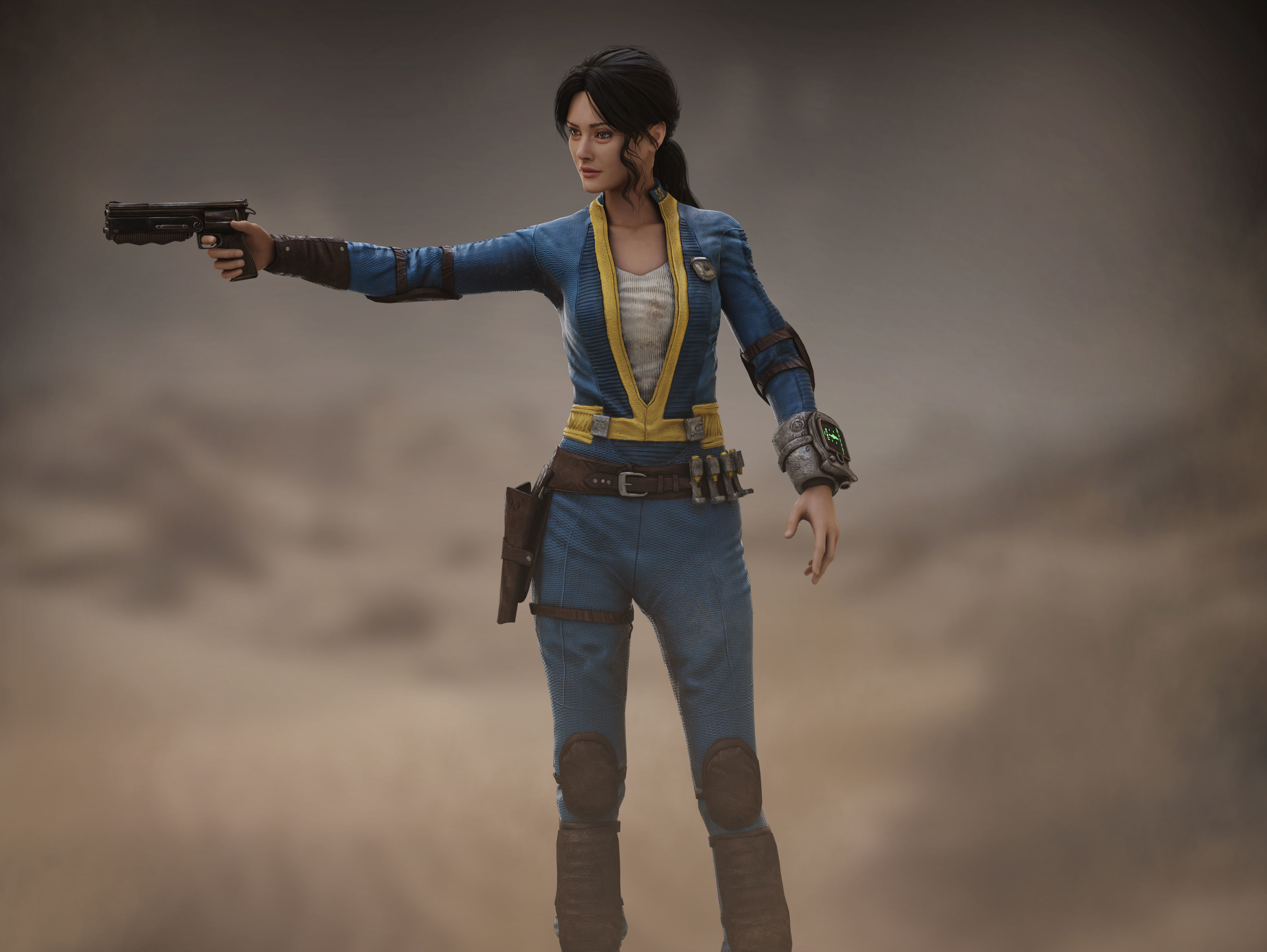 3D model Lucy MacLean from Fallout VR / AR / low-poly | CGTrader