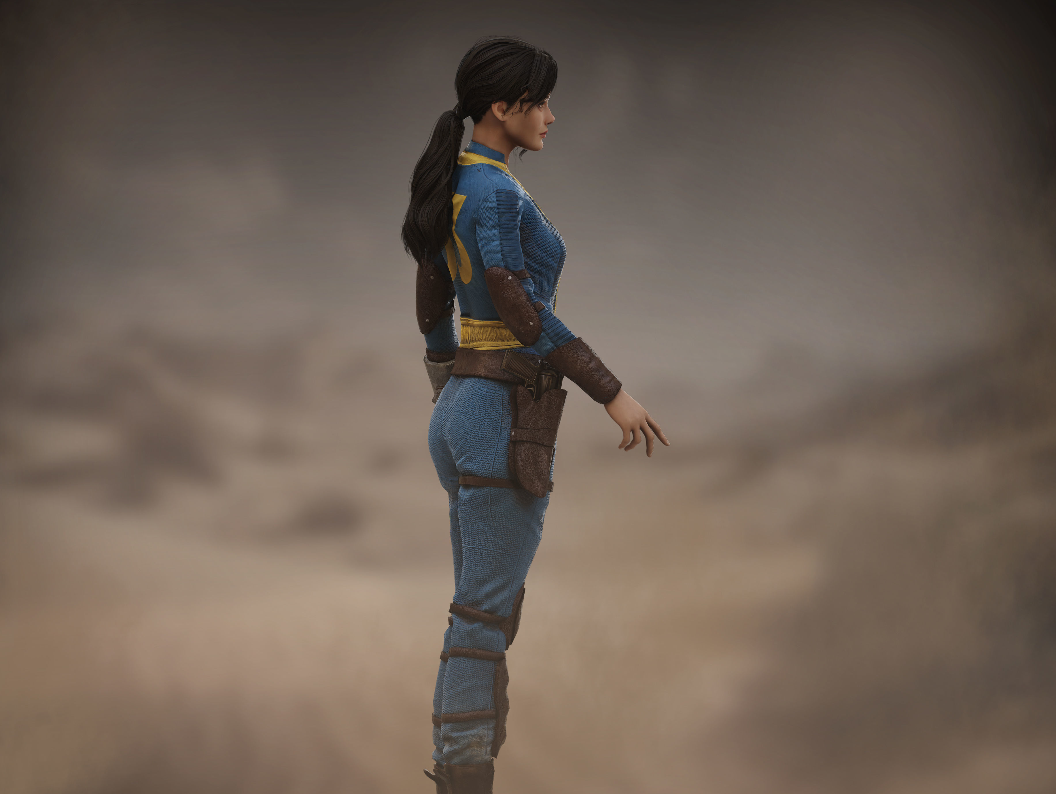 3D model Lucy MacLean from Fallout VR / AR / low-poly | CGTrader