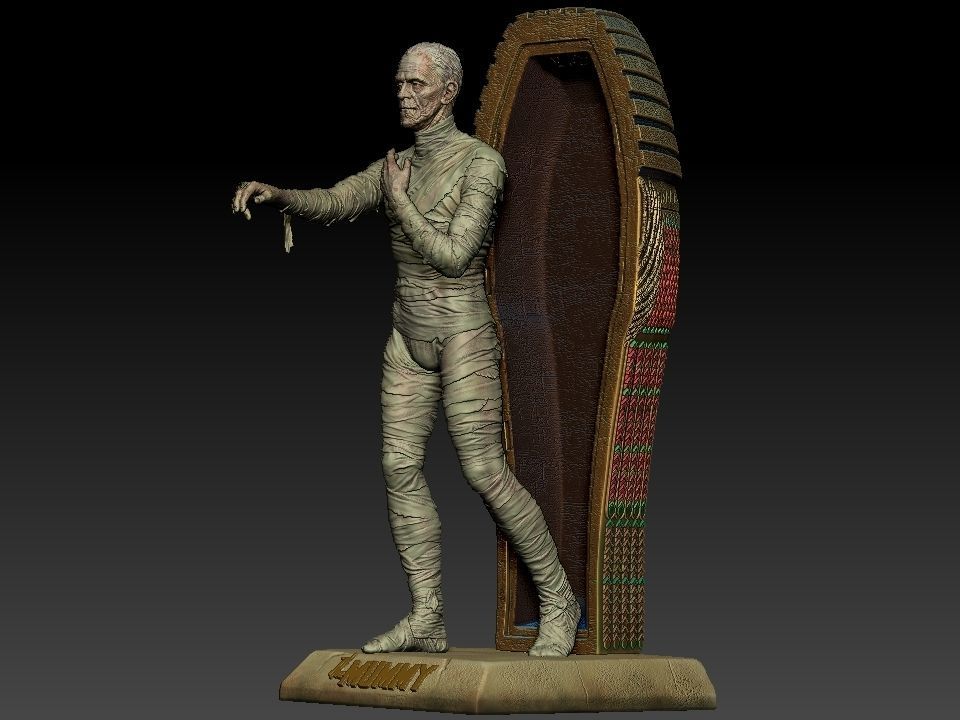 THE MUMMY 1932 3D model 3D printable | CGTrader