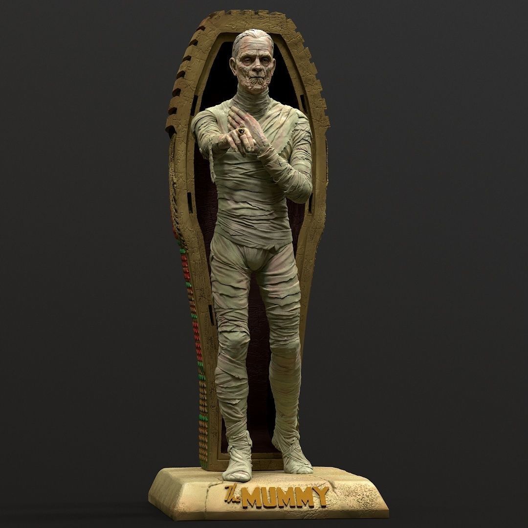 THE MUMMY 1932 3D model 3D printable | CGTrader