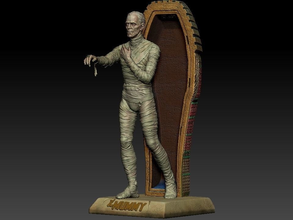 THE MUMMY 1932 3D model 3D printable | CGTrader