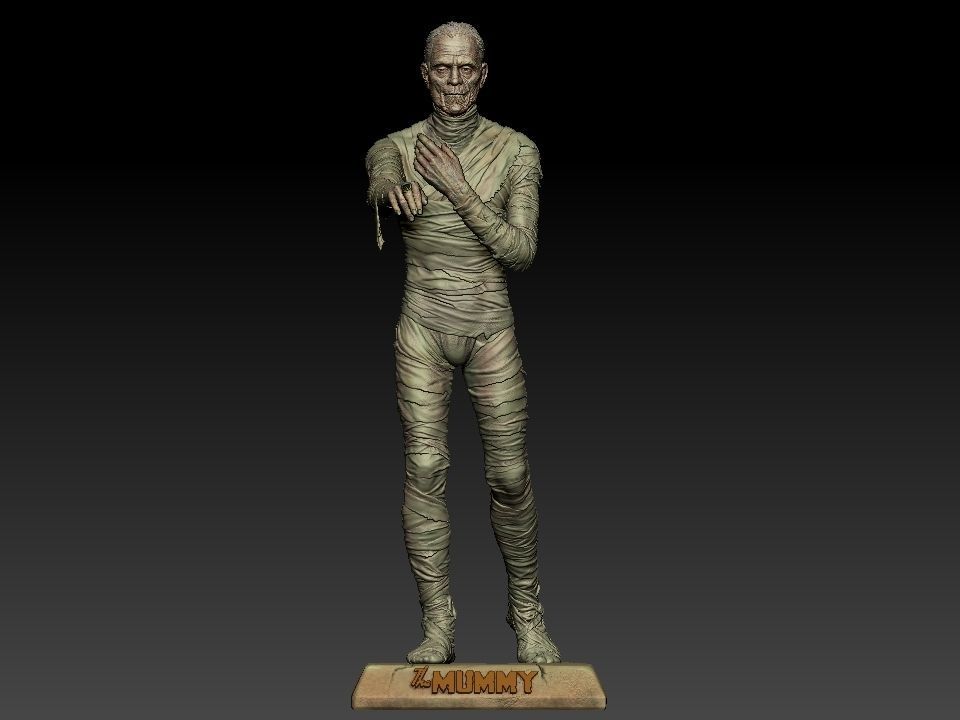 THE MUMMY 1932 3D model 3D printable | CGTrader