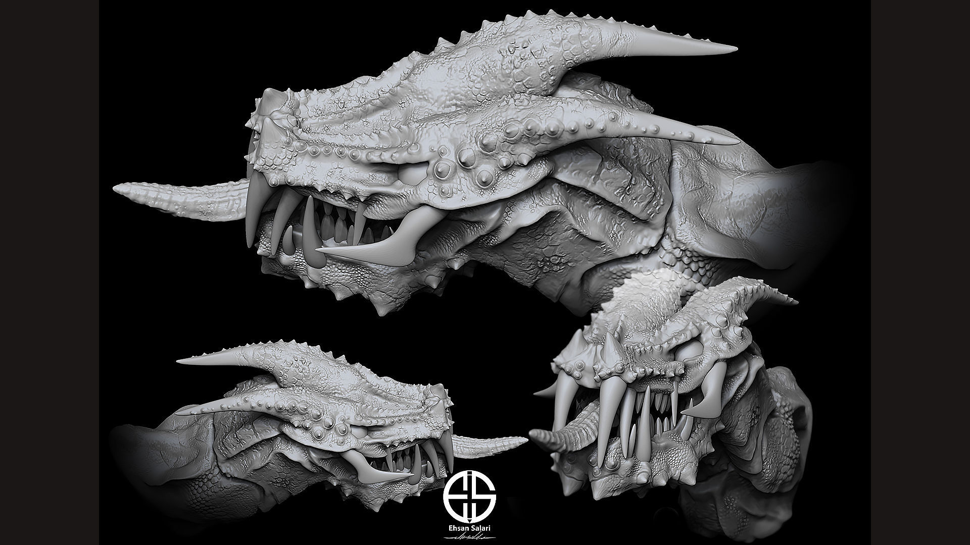 Dragons for 3D Print-Dragon-3D Print-Character for 3D Print free 3D ...
