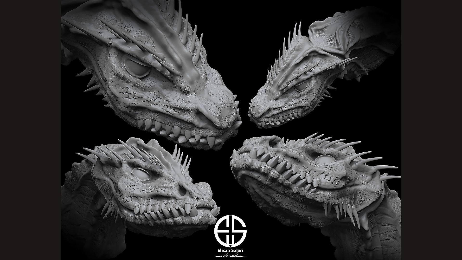 Dragons for 3D Print-Dragon-3D Print-Character for 3D Print free 3D ...