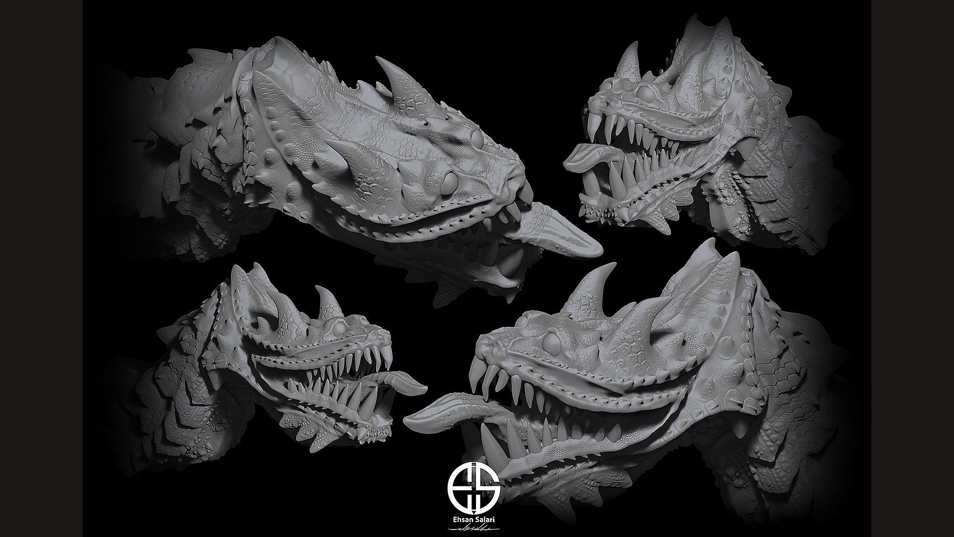 Dragons for 3D Print-Dragon-3D Print-Character for 3D Print free 3D ...
