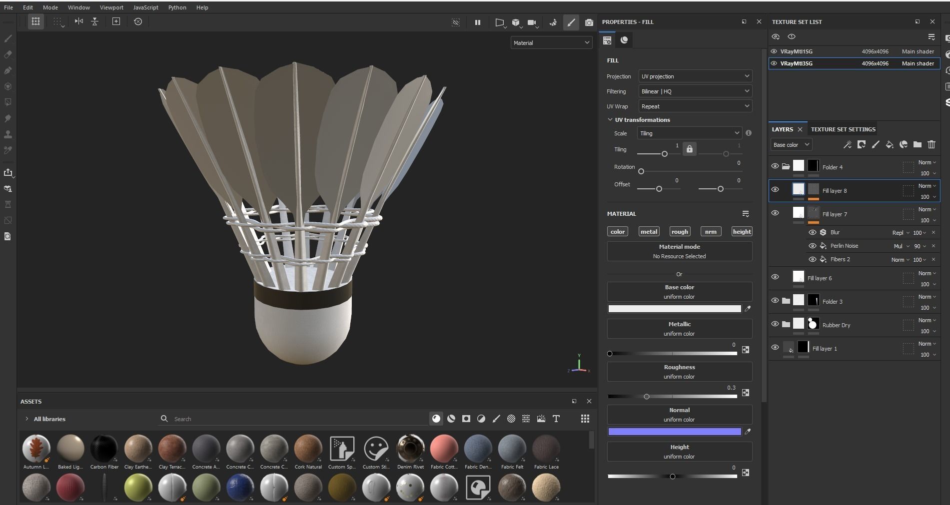 3D model Shuttlecock Badminton 3d Model VR / AR / low-poly | CGTrader