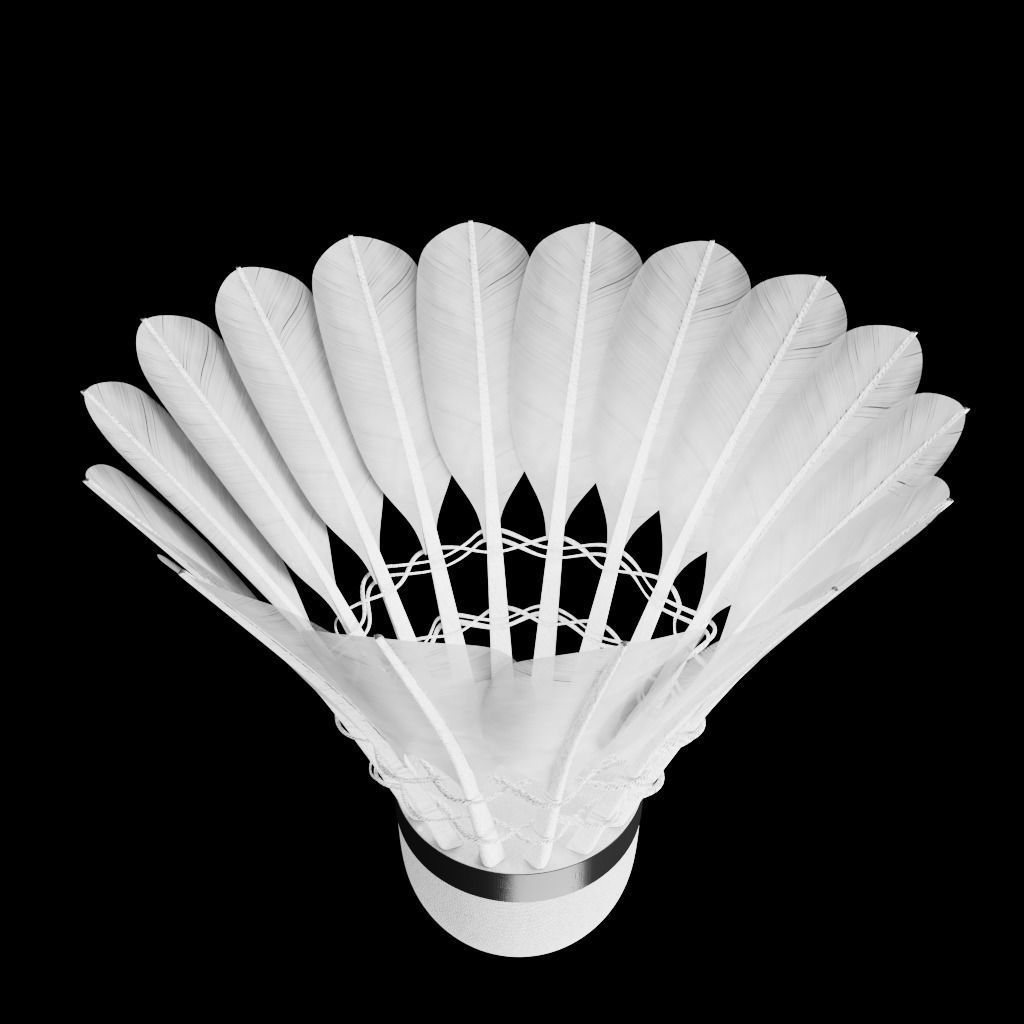 3D model Shuttlecock Badminton 3d Model VR / AR / low-poly | CGTrader