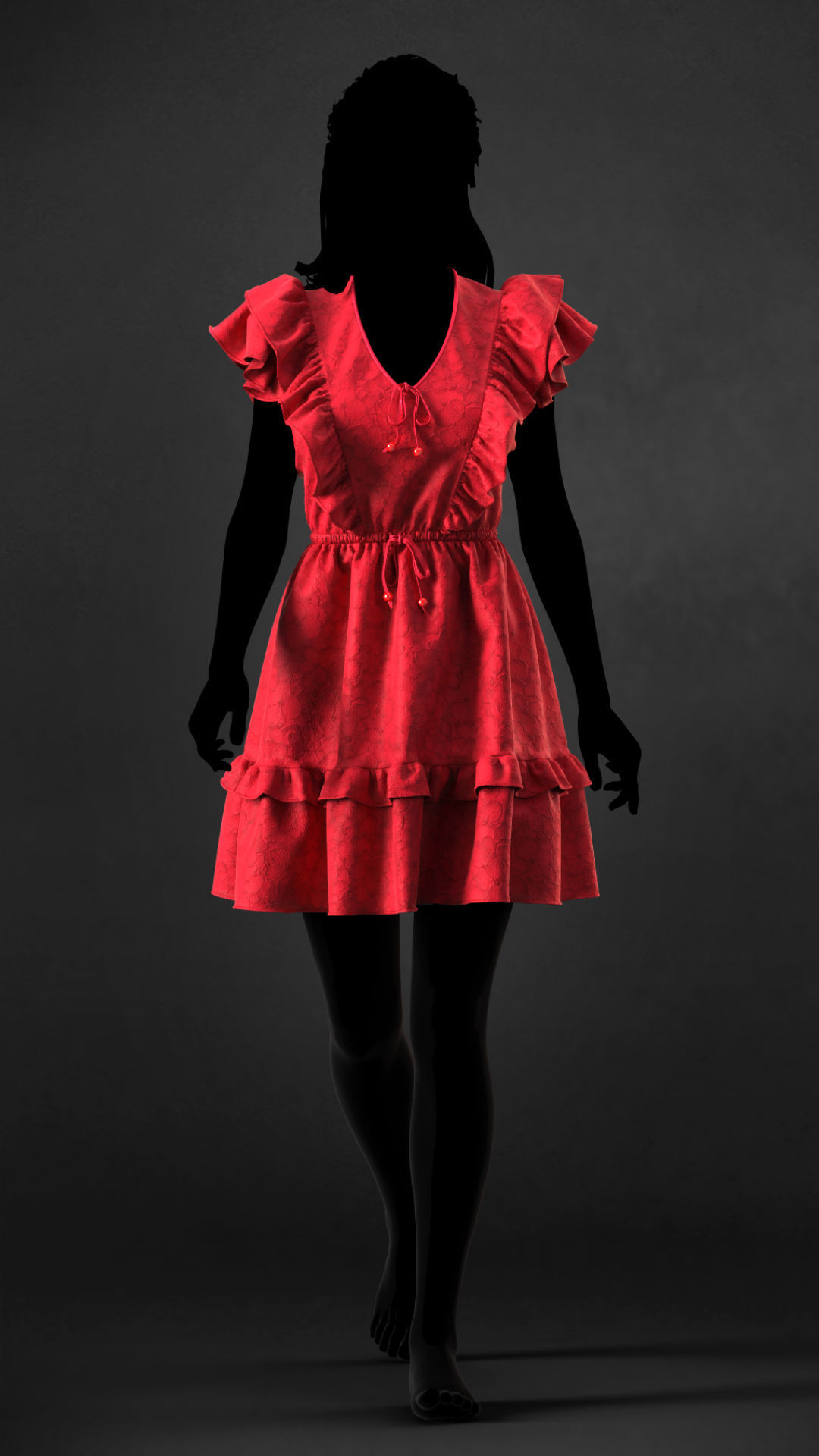 Summer dress - Marvelous Designer project and OBJ free 3D model | CGTrader