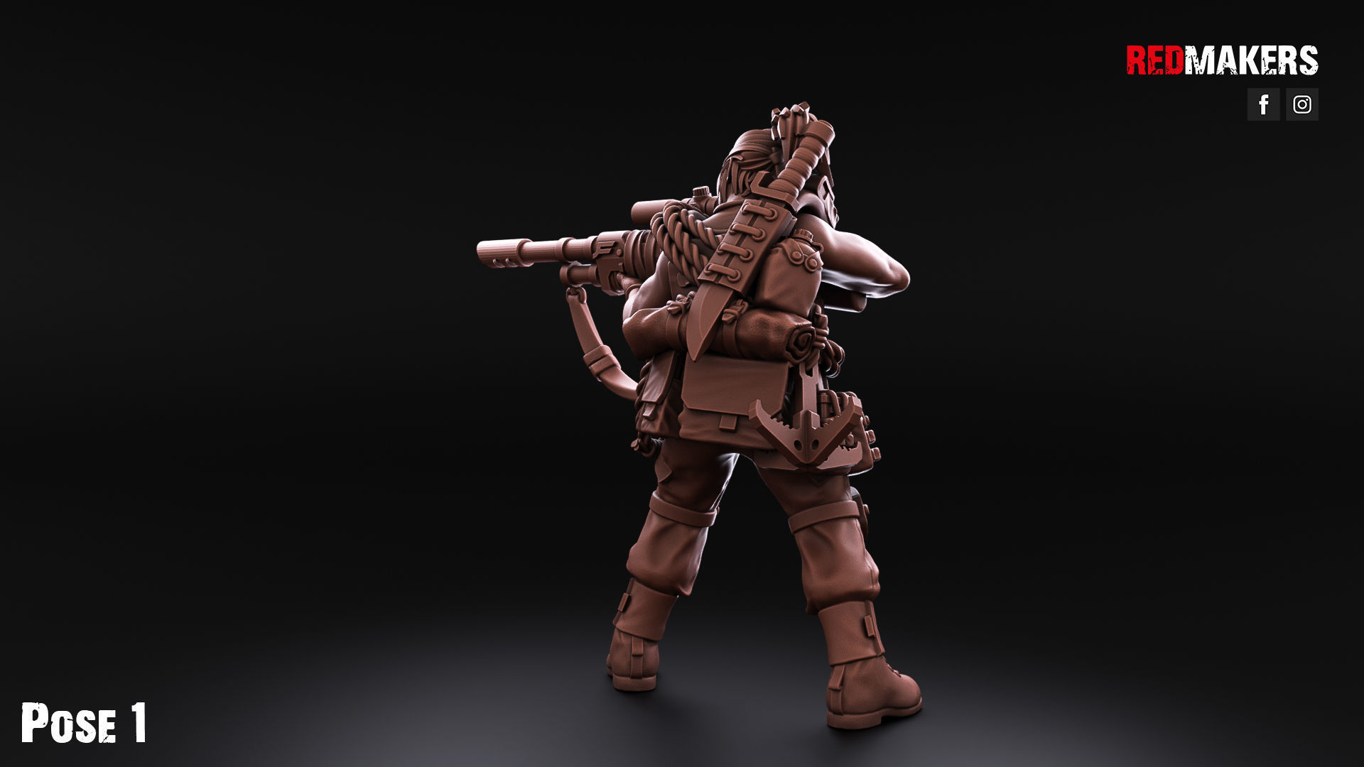 Female Jungle Fighters - Special Weapons - Imperial Force 3D model 3D ...