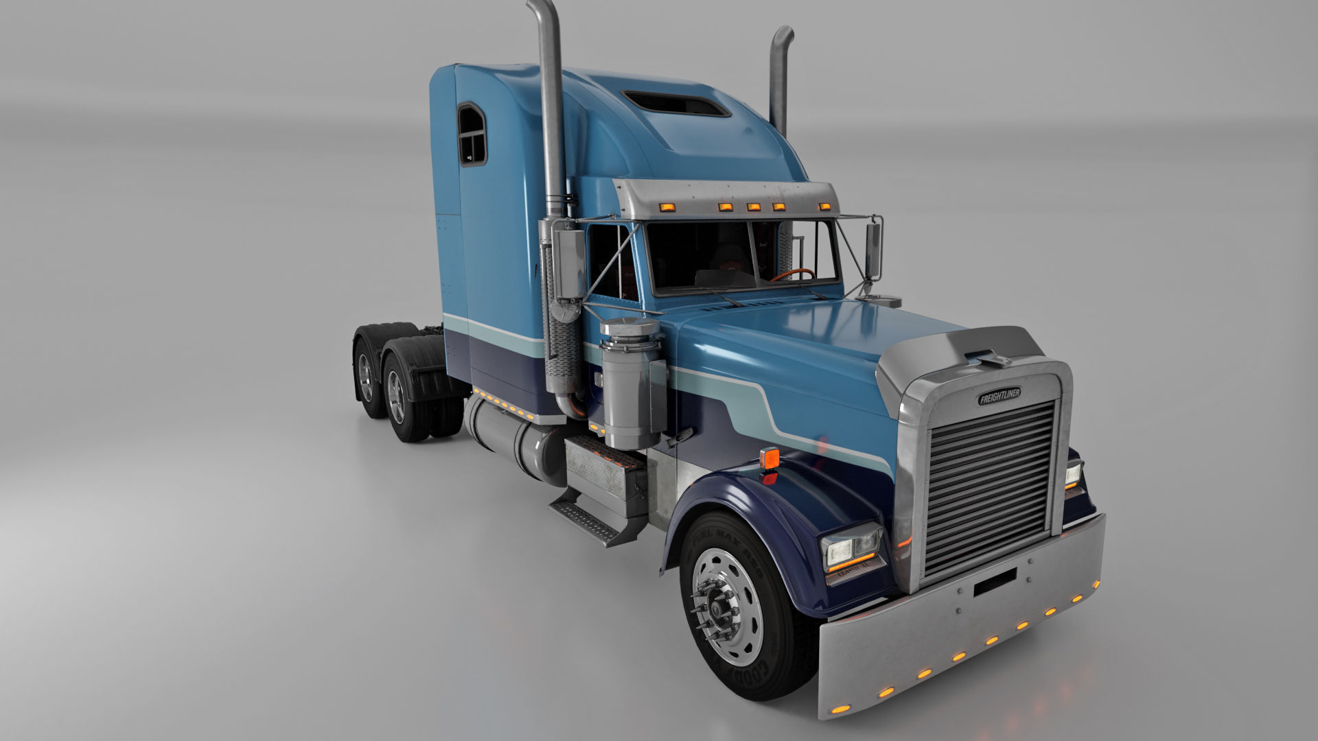Freightliner FLD 132 Classic XL 3D model | CGTrader