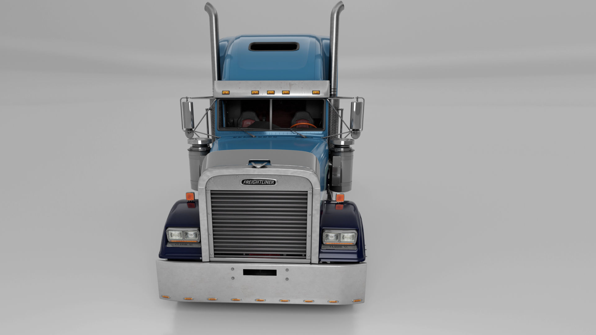 Freightliner FLD 132 Classic XL 3D model | CGTrader