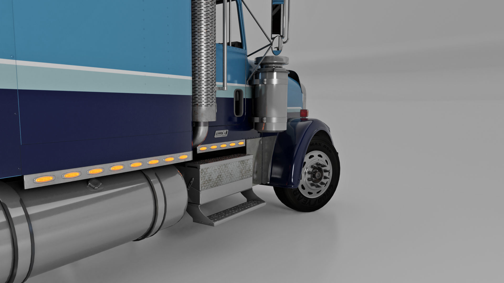 Freightliner FLD 132 Classic XL 3D model | CGTrader
