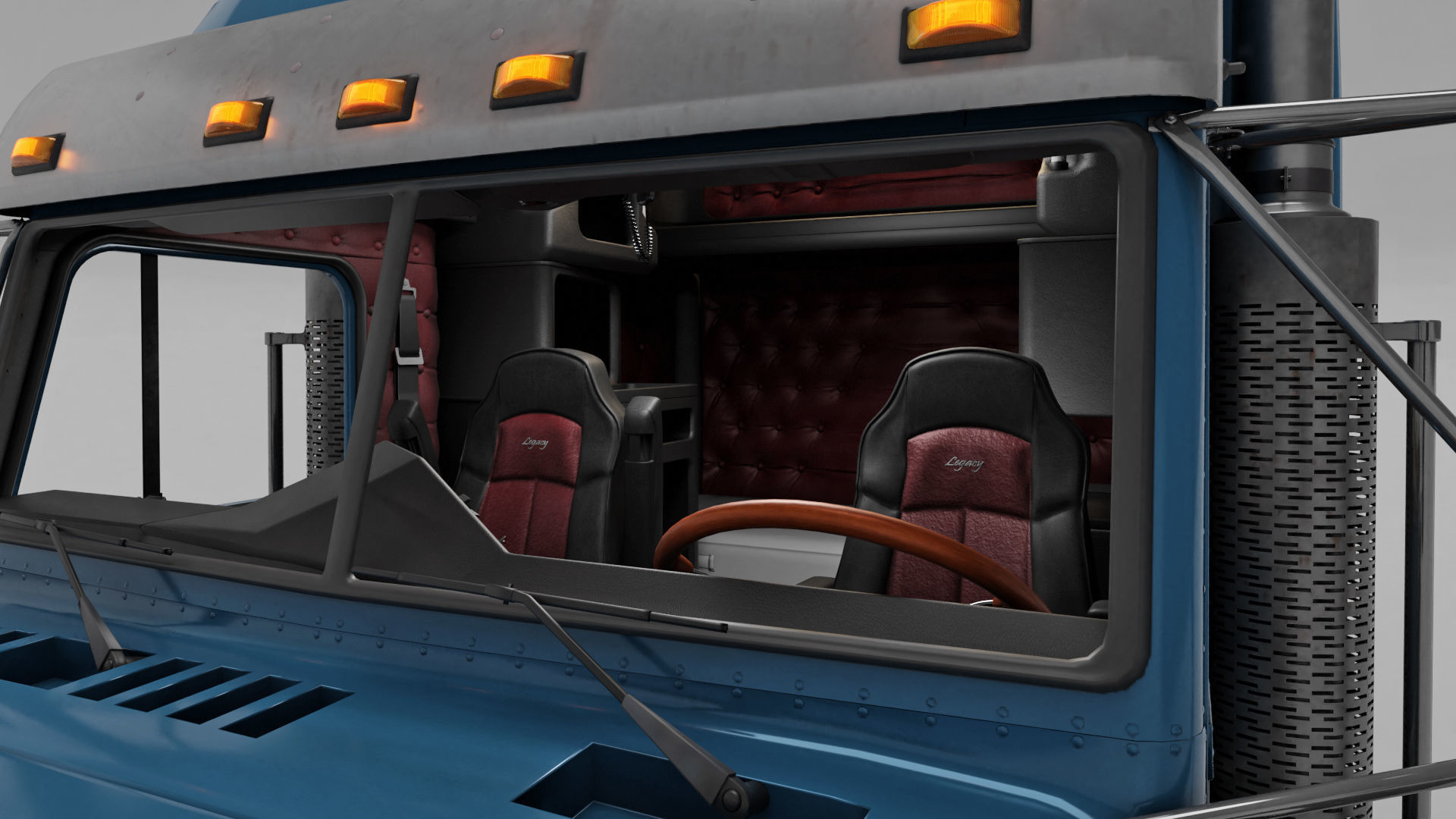 Freightliner FLD 132 Classic XL 3D model | CGTrader