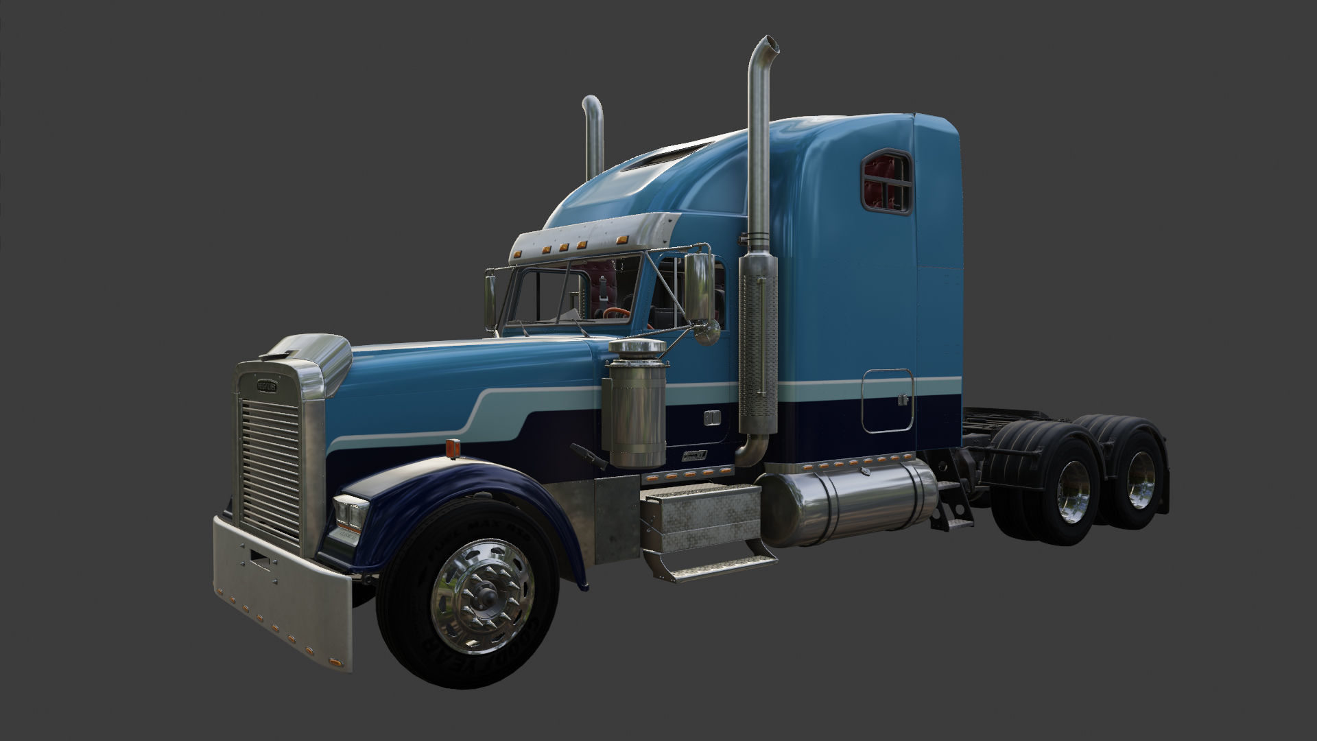 Freightliner FLD 132 Classic XL 3D model | CGTrader