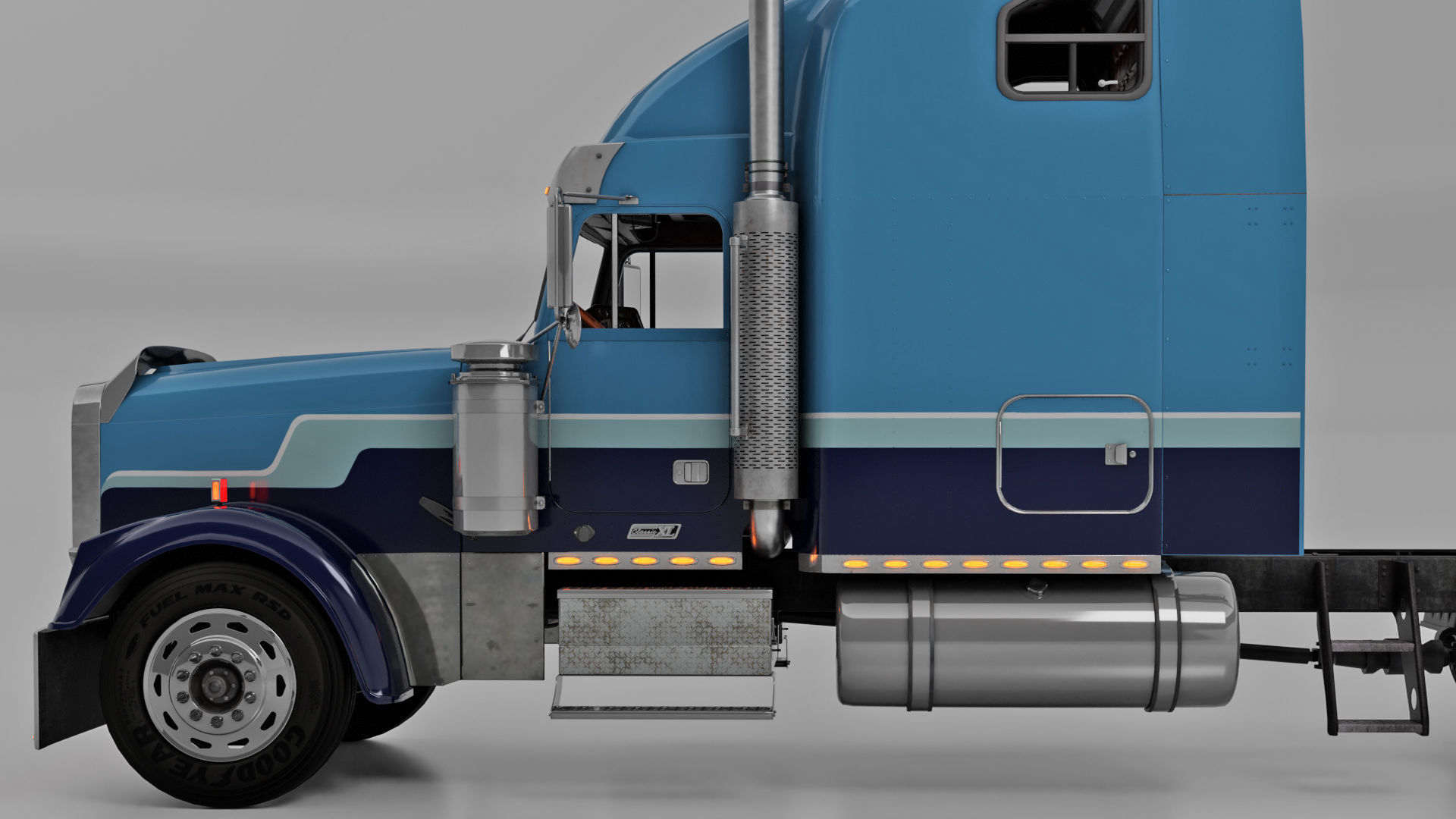 Freightliner FLD 132 Classic XL 3D model | CGTrader