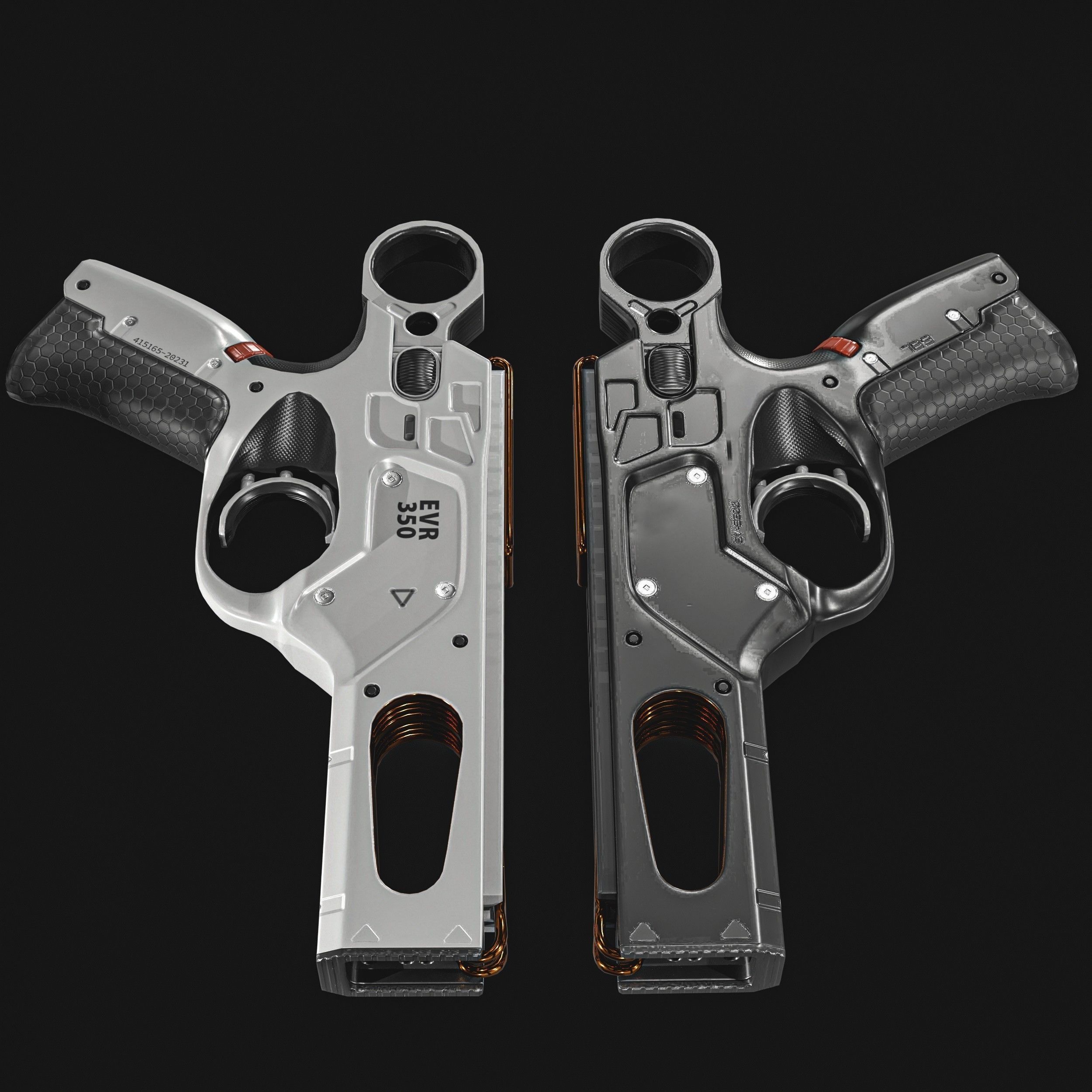 3D model Sci-Fi Laser Plasma Pistol VR / AR / low-poly | CGTrader