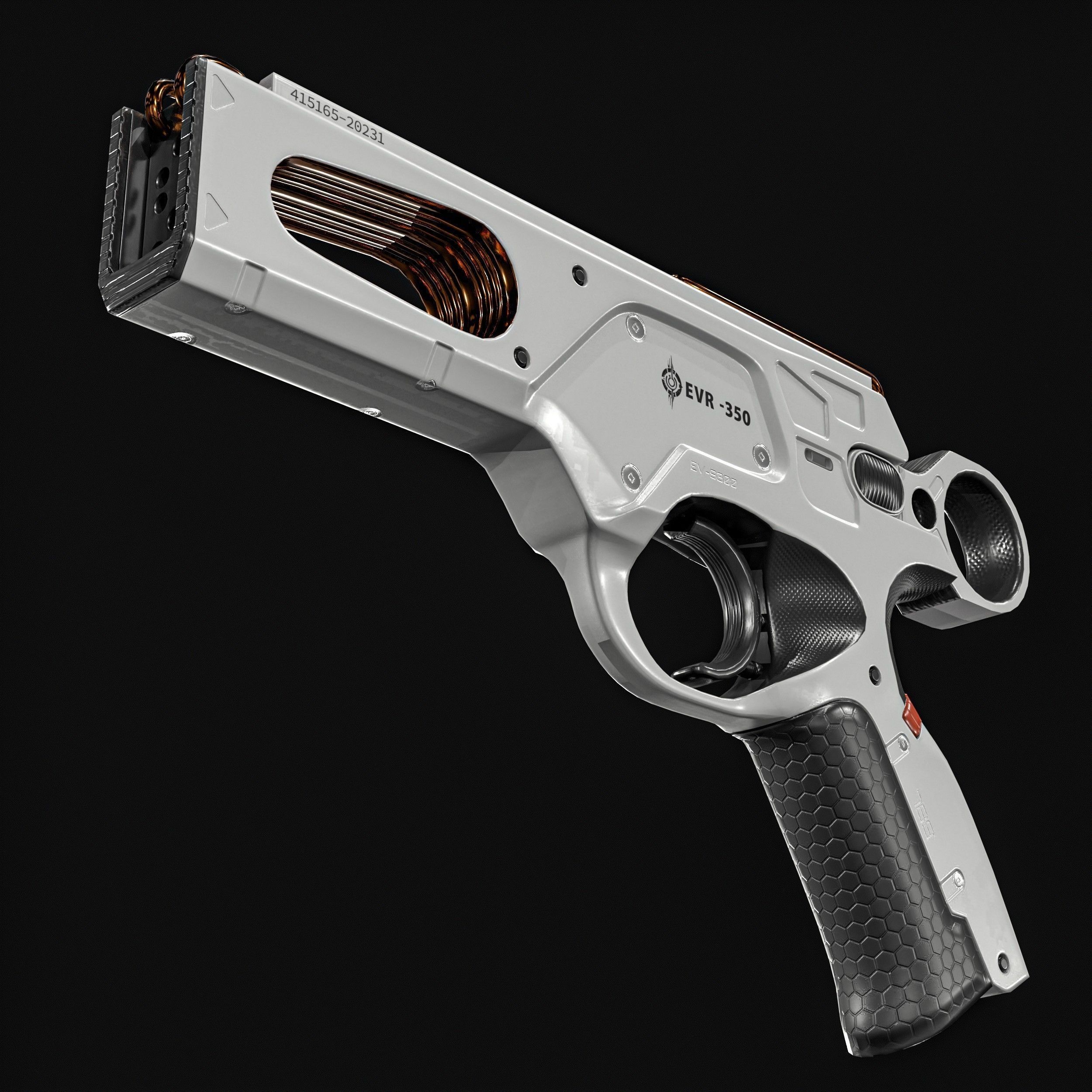 3D model Sci-Fi Laser Plasma Pistol VR / AR / low-poly | CGTrader