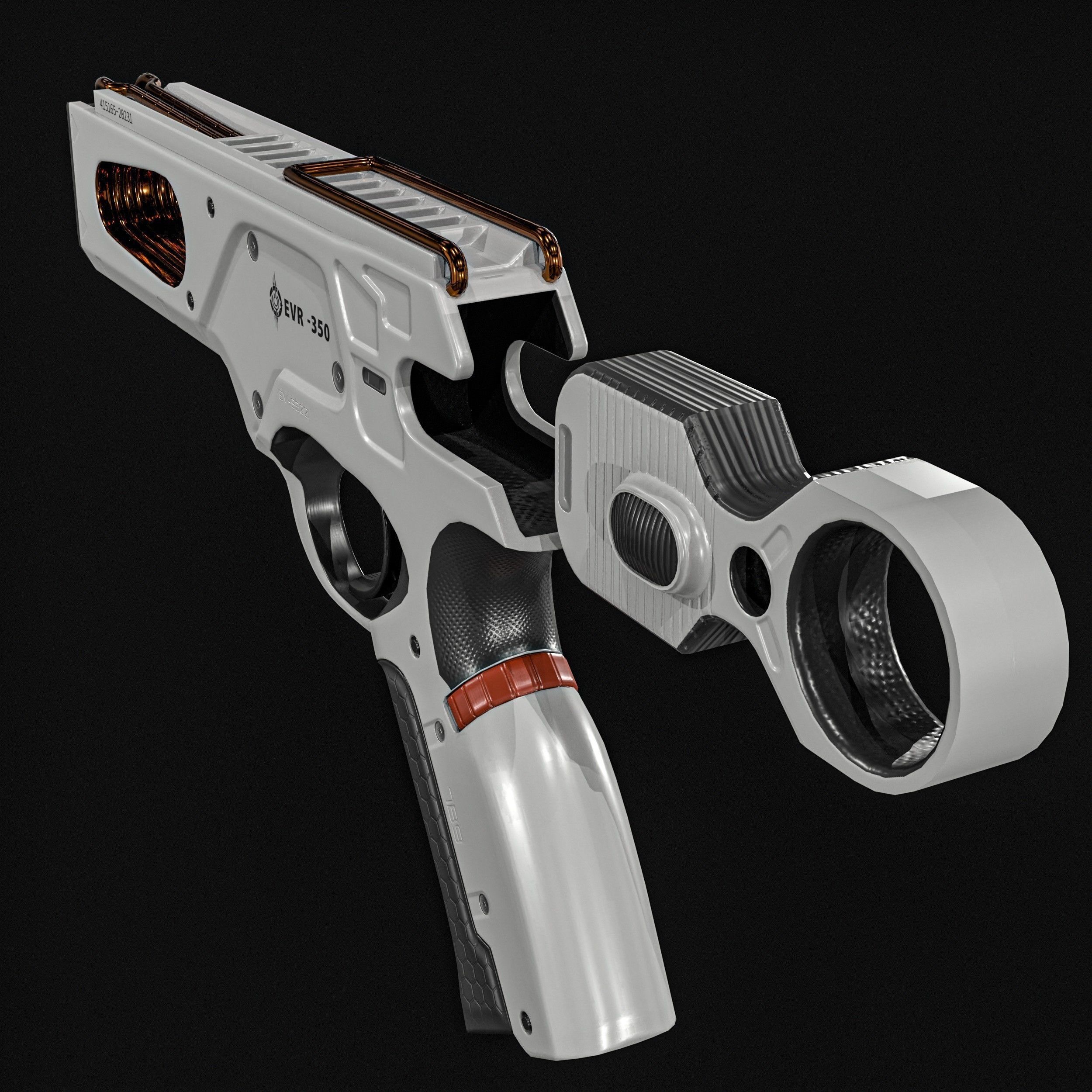 3D model Sci-Fi Laser Plasma Pistol VR / AR / low-poly | CGTrader