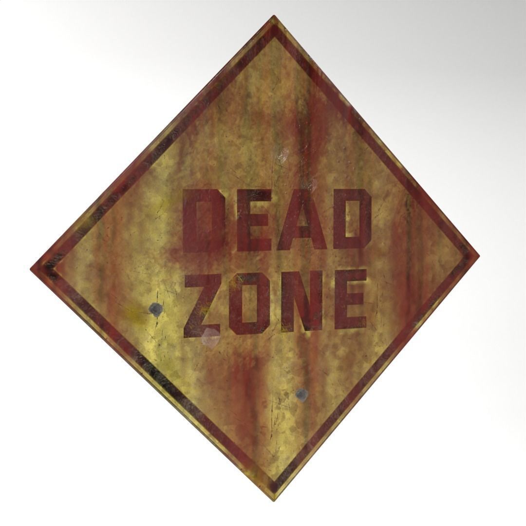 3D model Apocalyptic Road Signs VR / AR / low-poly | CGTrader