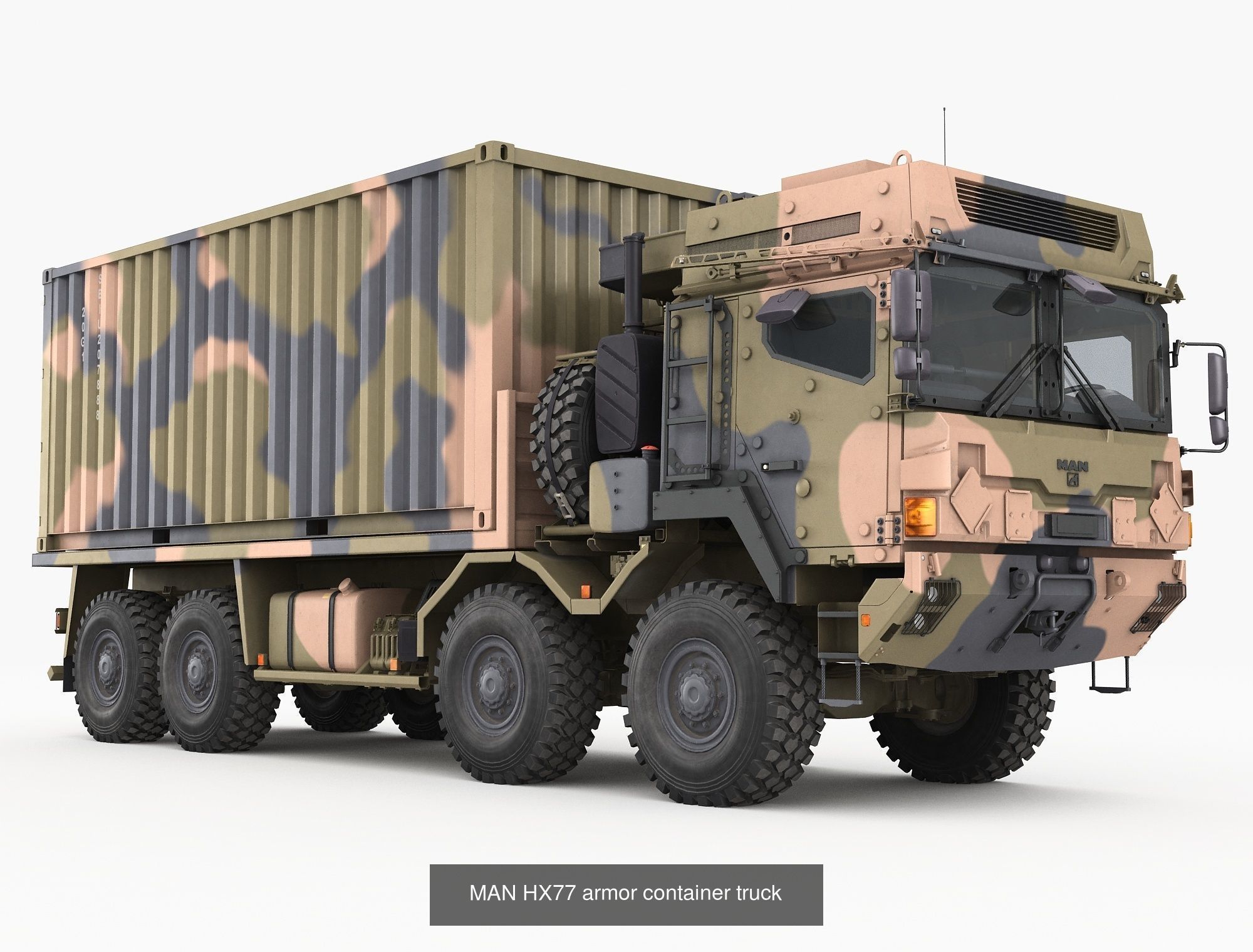 Military armored trucks MAN HX series 3D Model Collection | CGTrader