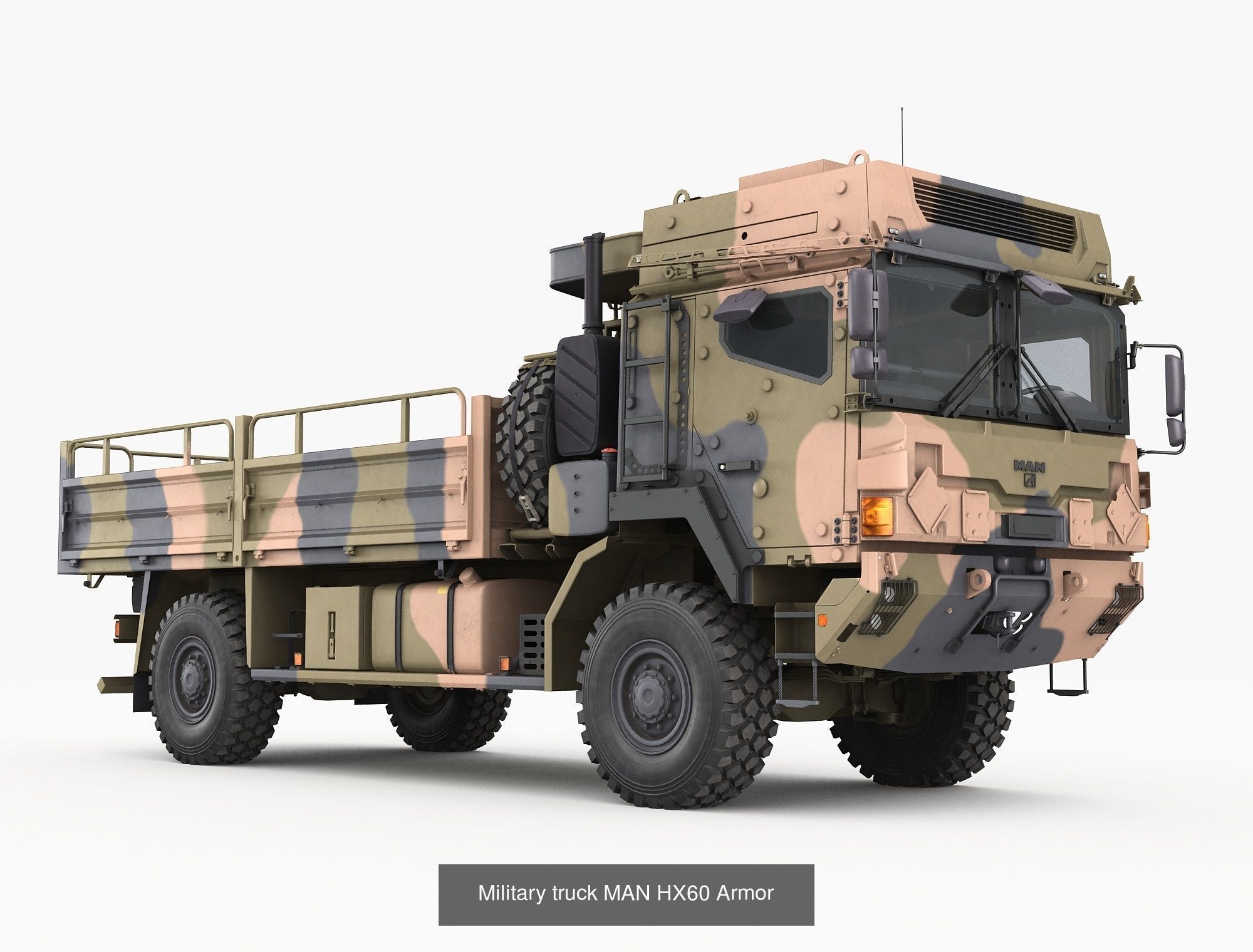 Military armored trucks MAN HX series 3D Model Collection | CGTrader