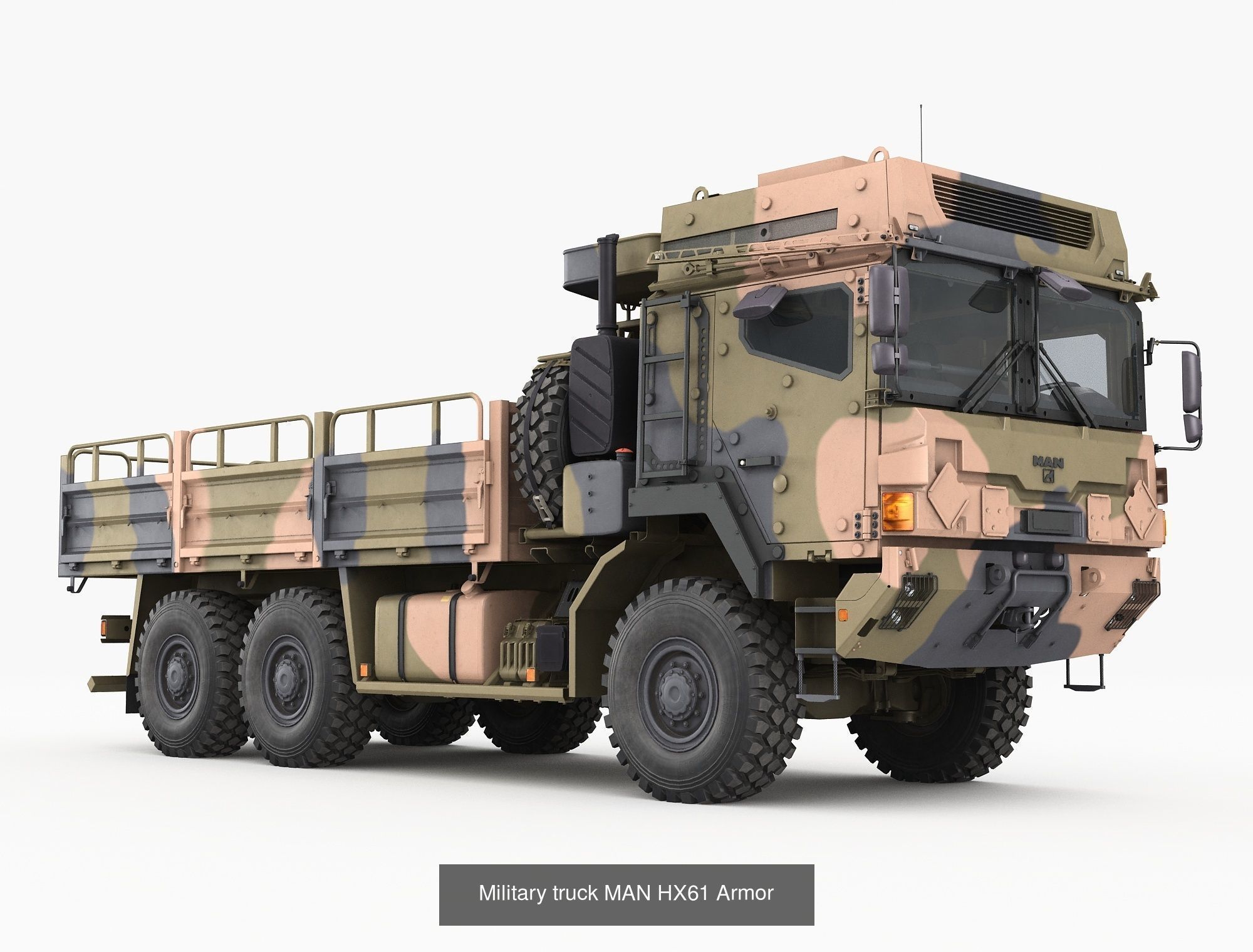 Military armored trucks MAN HX series 3D Model Collection | CGTrader