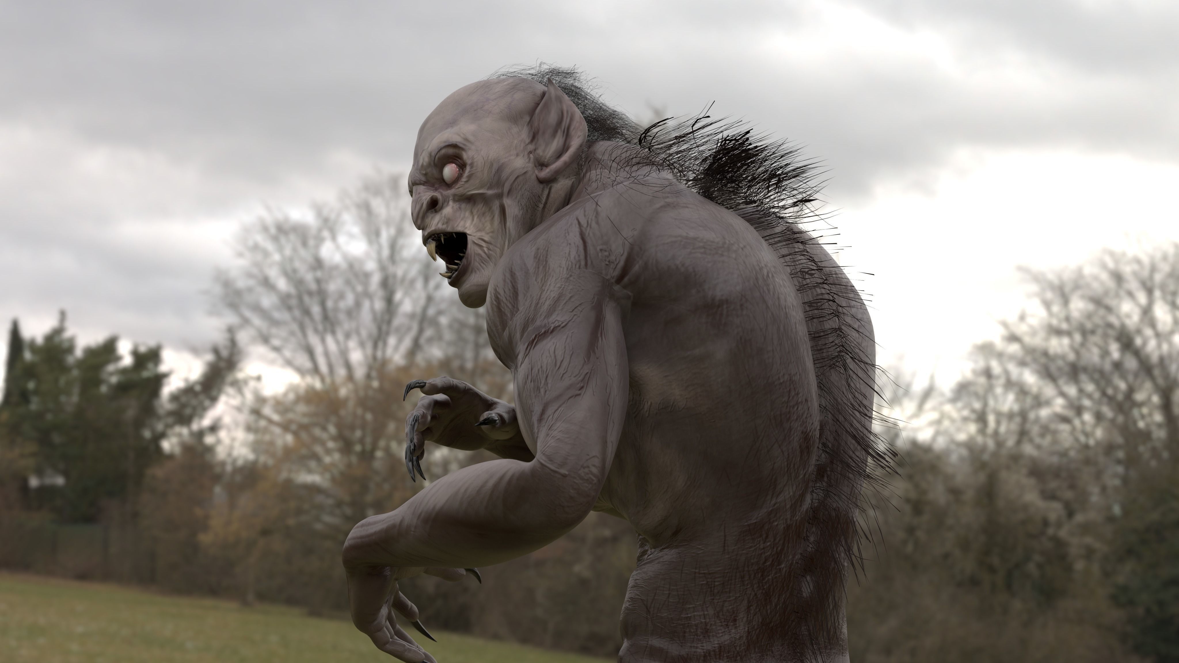3D model GHOUL DEMON VR / AR / low-poly | CGTrader