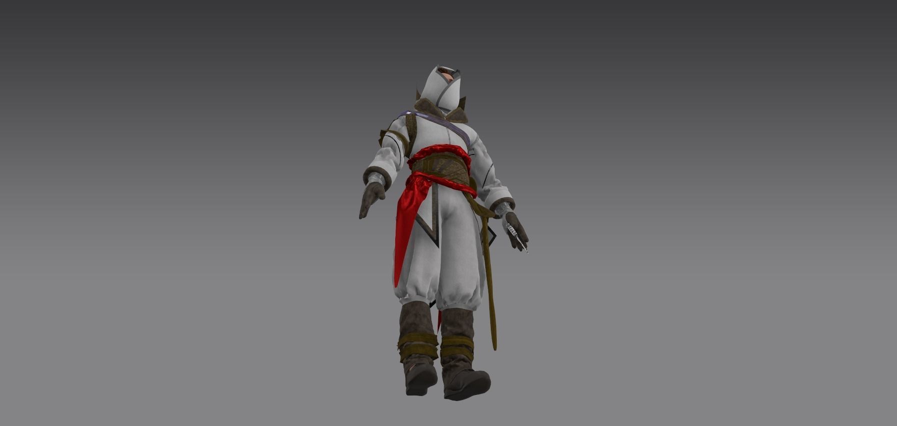 Assassins Creed inspired garment Altair 3D model | CGTrader