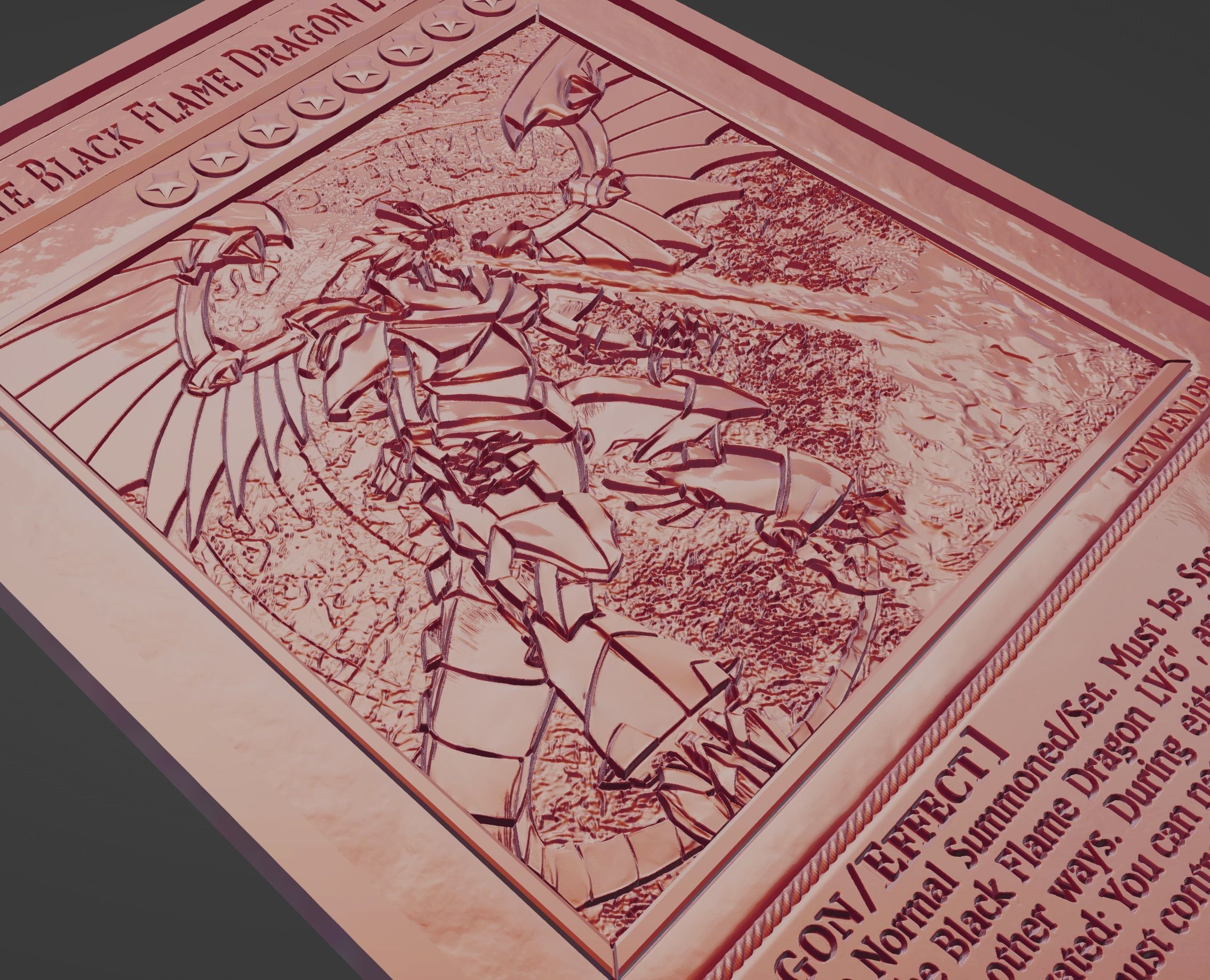 HORUS THE BLACK FLAME DRAGON LV8 - YU-GI-OH free 3D model 3D printable | CGTrader