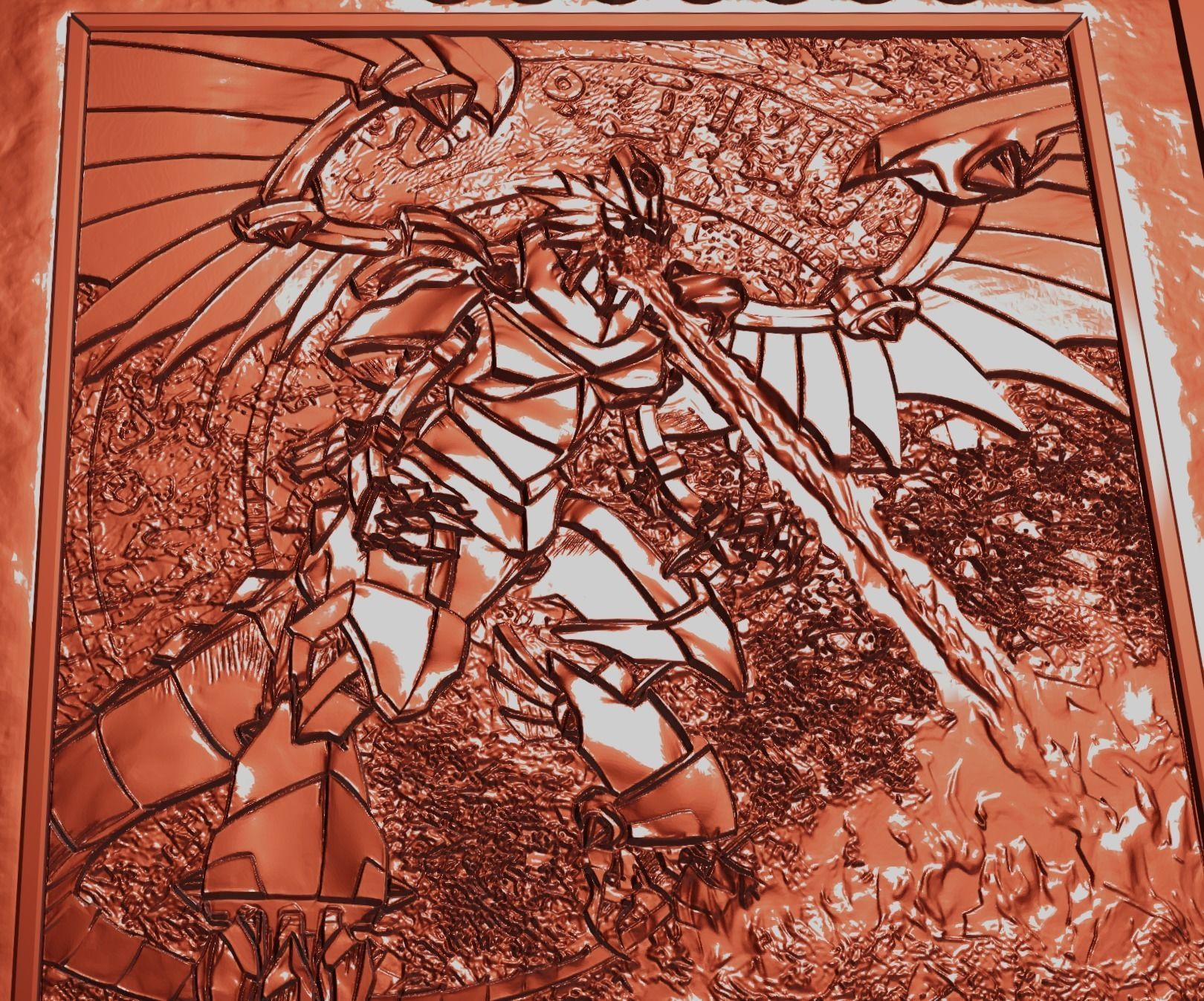 HORUS THE BLACK FLAME DRAGON LV8 - YU-GI-OH free 3D model 3D printable | CGTrader