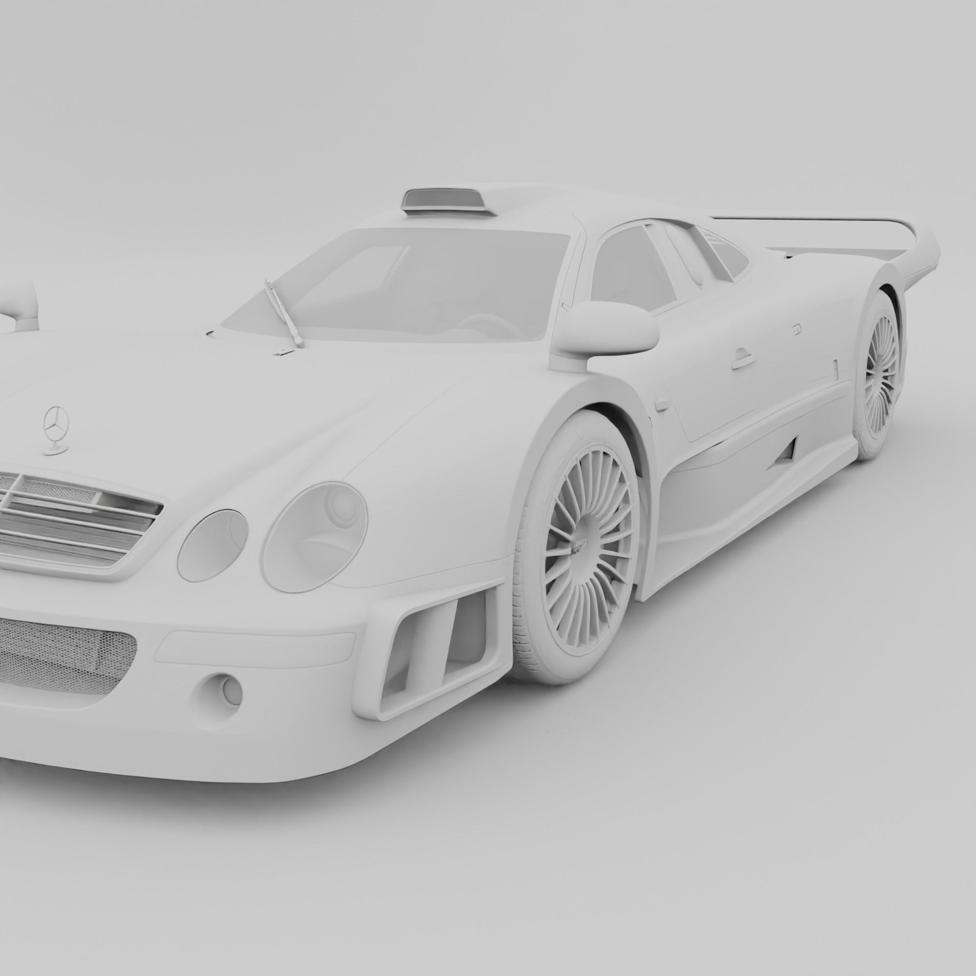 CLK GTR 1999 3D model | CGTrader