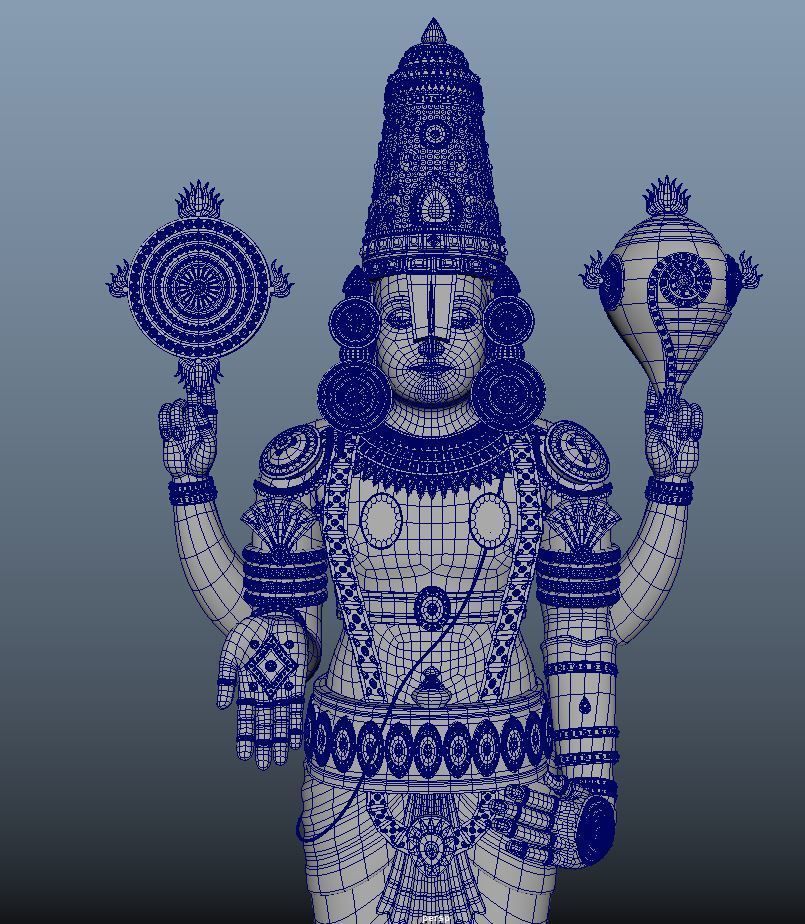 Lord venkateswara Balaji 3D model | CGTrader