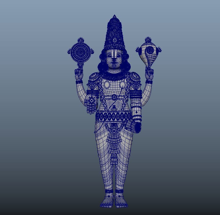 Lord venkateswara Balaji 3D model | CGTrader
