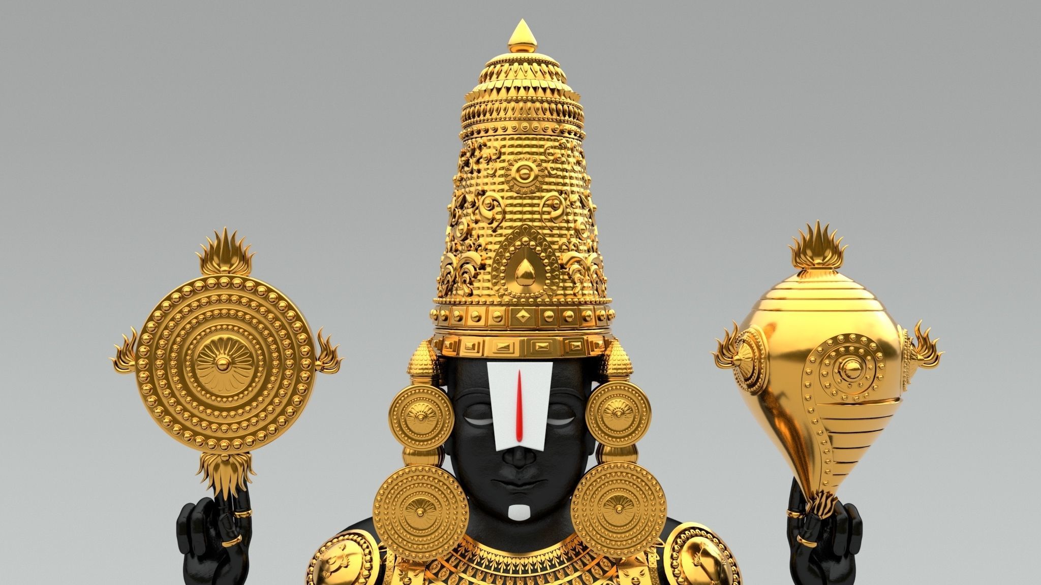 Lord venkateswara Balaji 3D model | CGTrader