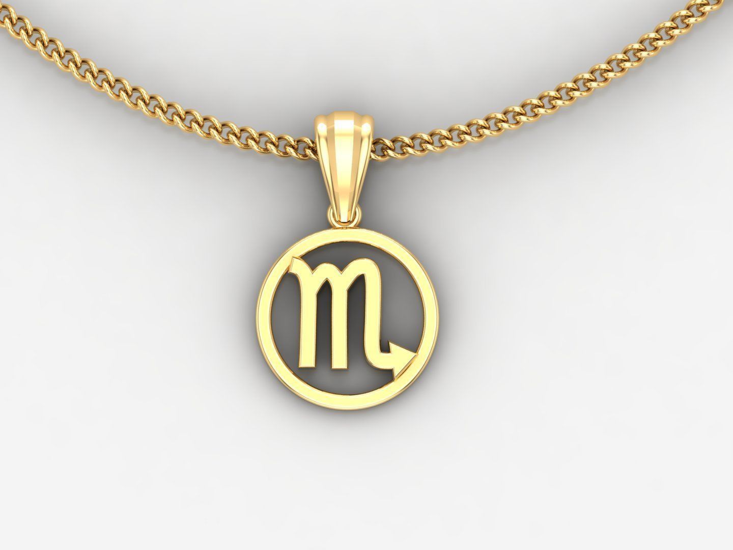Scorpio Original Pendant Design Version 2 3D model 3D printable | CGTrader