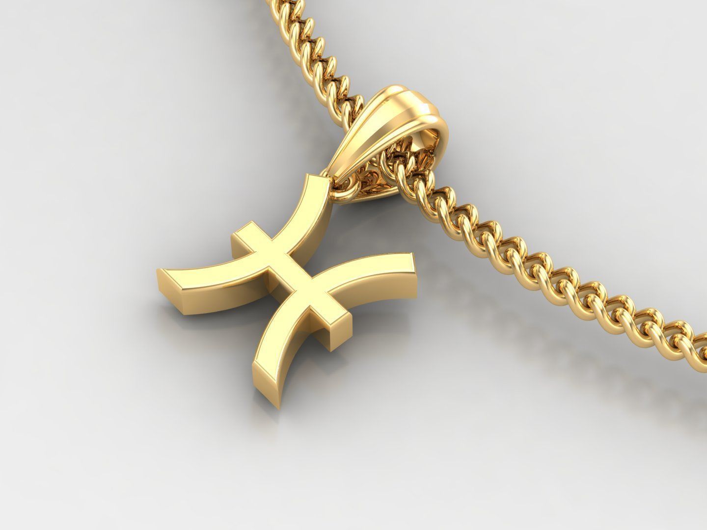 Pisces Original Pendant Design Version 4 3D model 3D printable | CGTrader