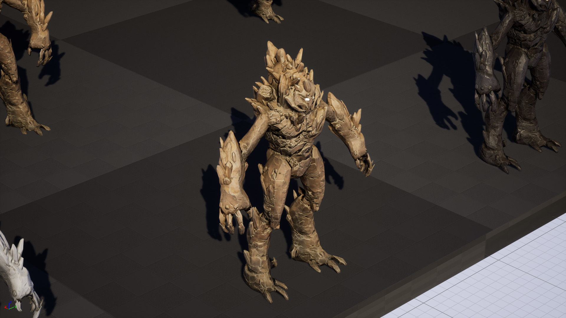 3D model Stone Guardian VR / AR / low-poly | CGTrader