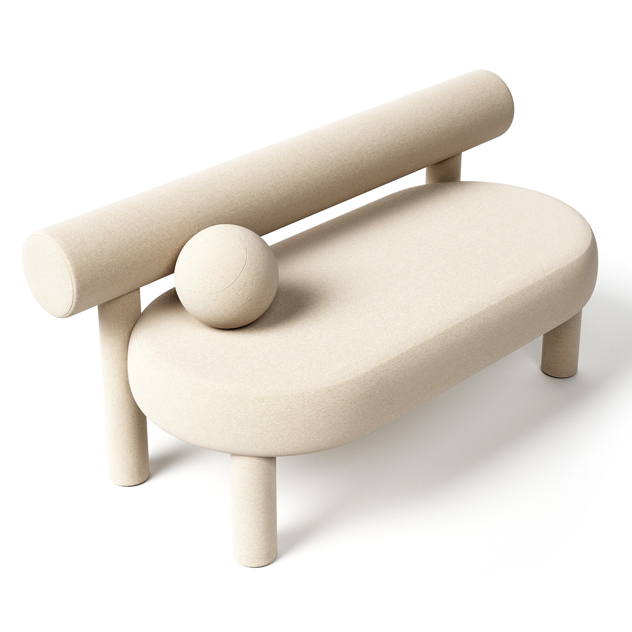 Noom Gropius Sofa CS1 free 3D model | CGTrader