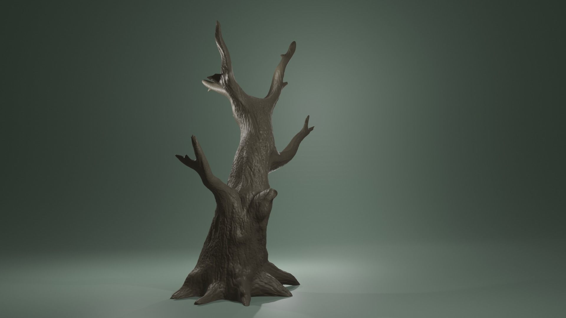 Dead tree for tabletop dnd diorama plant woods horror halloween 3D ...