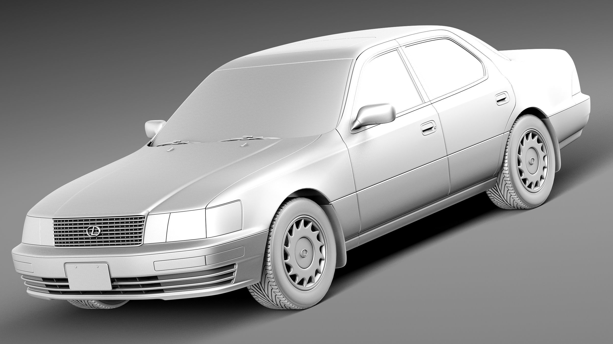 Lexus LS 400 1989-1994 3D model | CGTrader